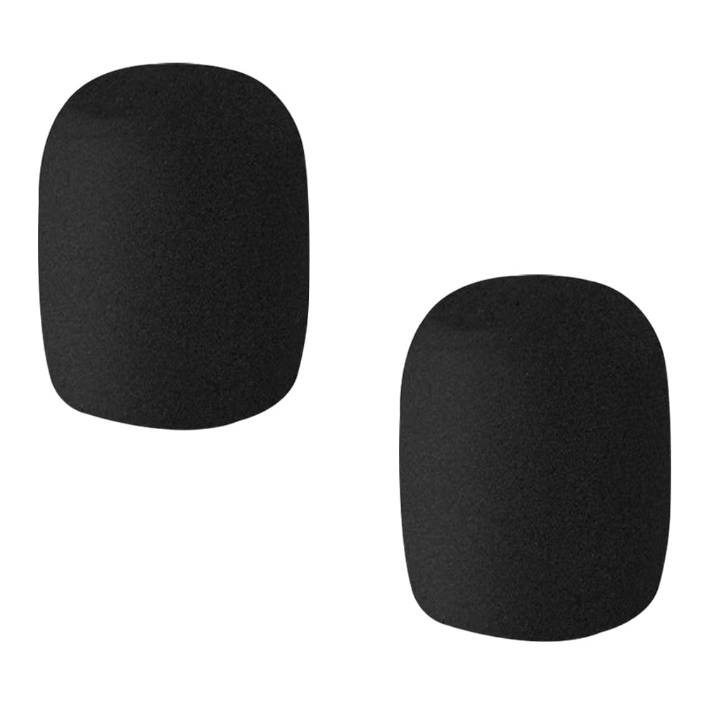 TEHAUX 2Pcs Microphone Screen for Conference Room Use Black 8x7.5cm ...