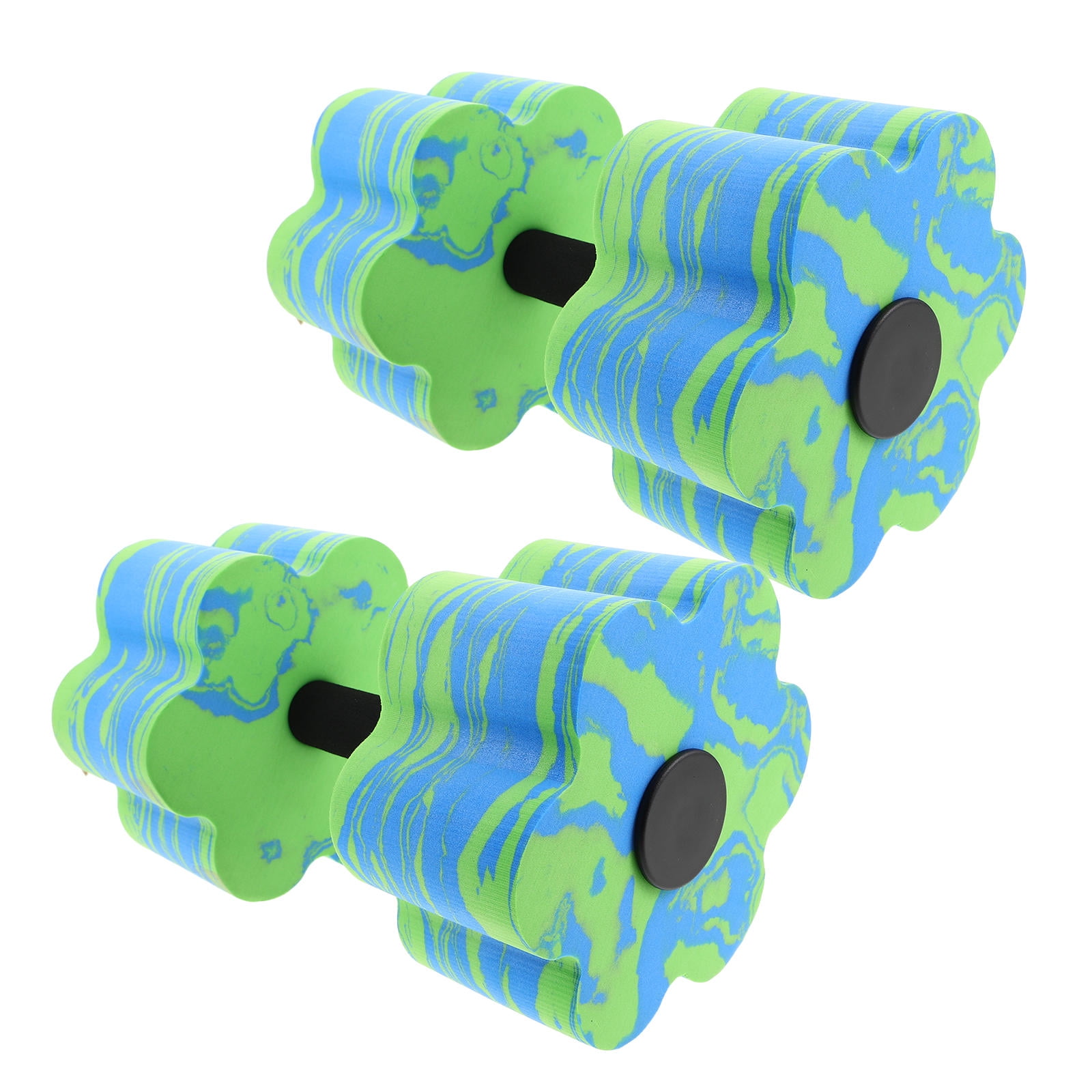 TEHAUX 2Pcs Water Floating Dumbbell EVA Training Weight for Swimming ...