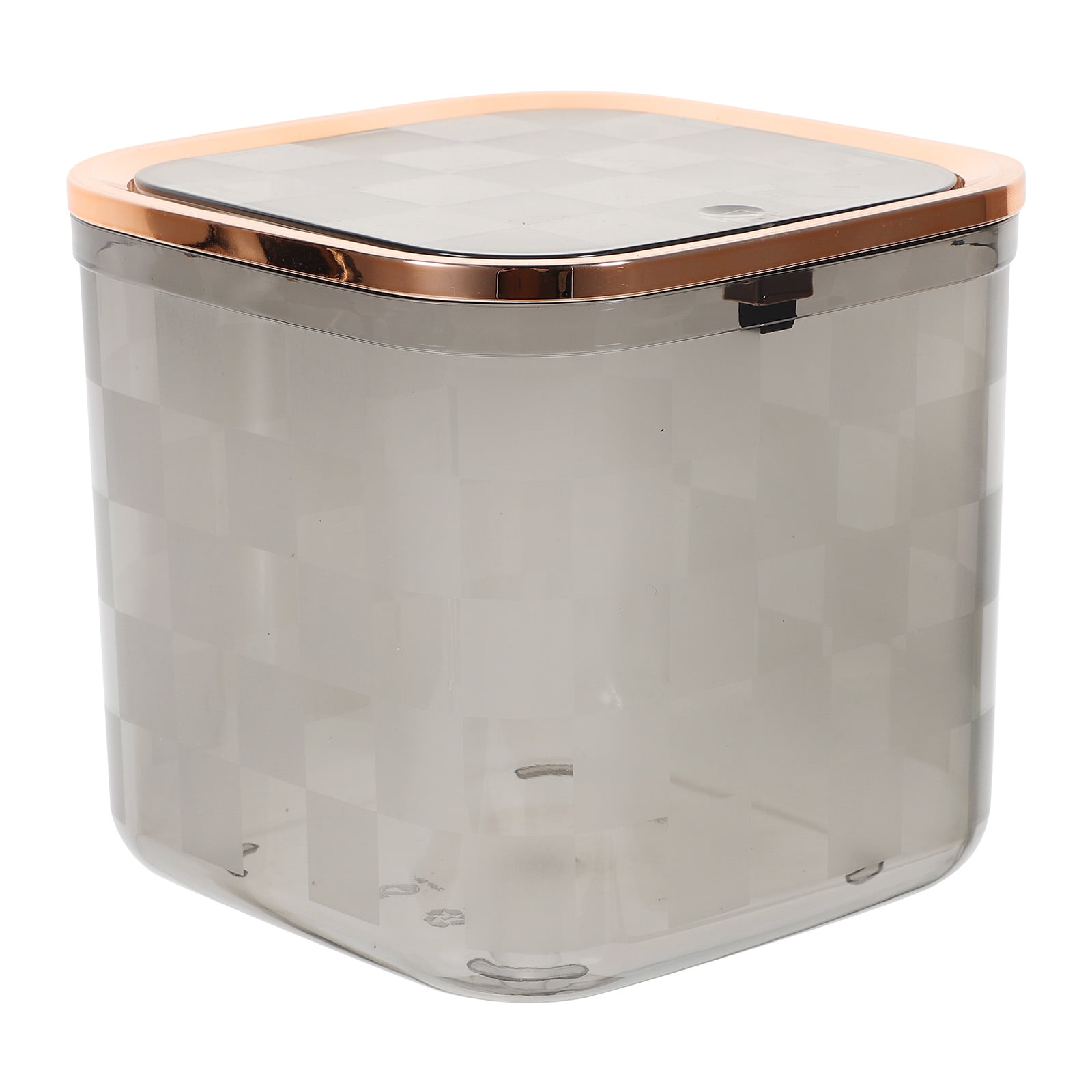 TEHAUX 30Pack Table Trash Bin in Transparent Grey for Small Spaces with ...