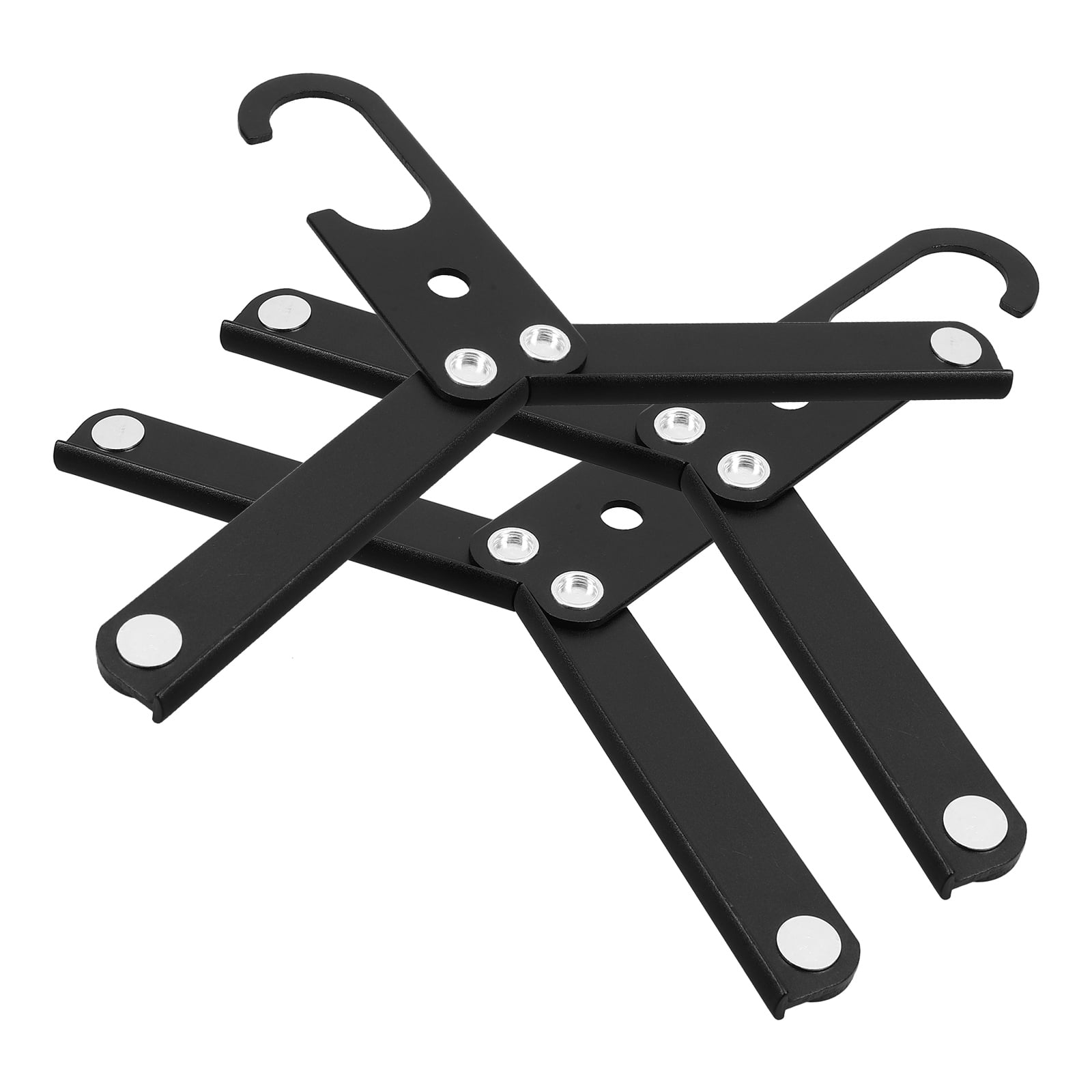 TEHAUX 3pcs Foldable Hanger Portable Space Saving Folding Hanger ...