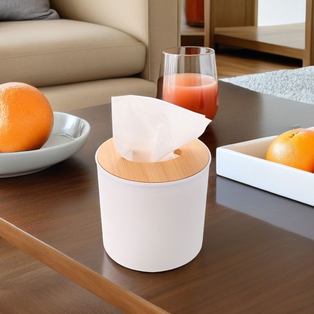 TEHAUX 3pcs Tissue Container Box Cover Bamboo Material Home Decor ...