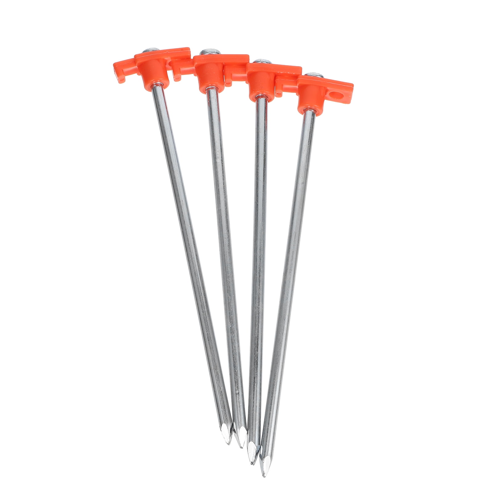 TEHAUX 4pcs Heavy Duty Tent Stakes Portable Tent Pegs Camping Outdoor ...