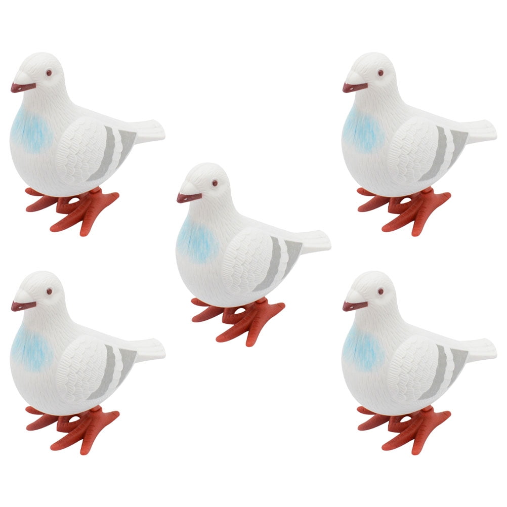 TEHAUX Toy Cute Pigeon for Kids Indoor Play 5Pcs 4.5x3.9x2.4In ...