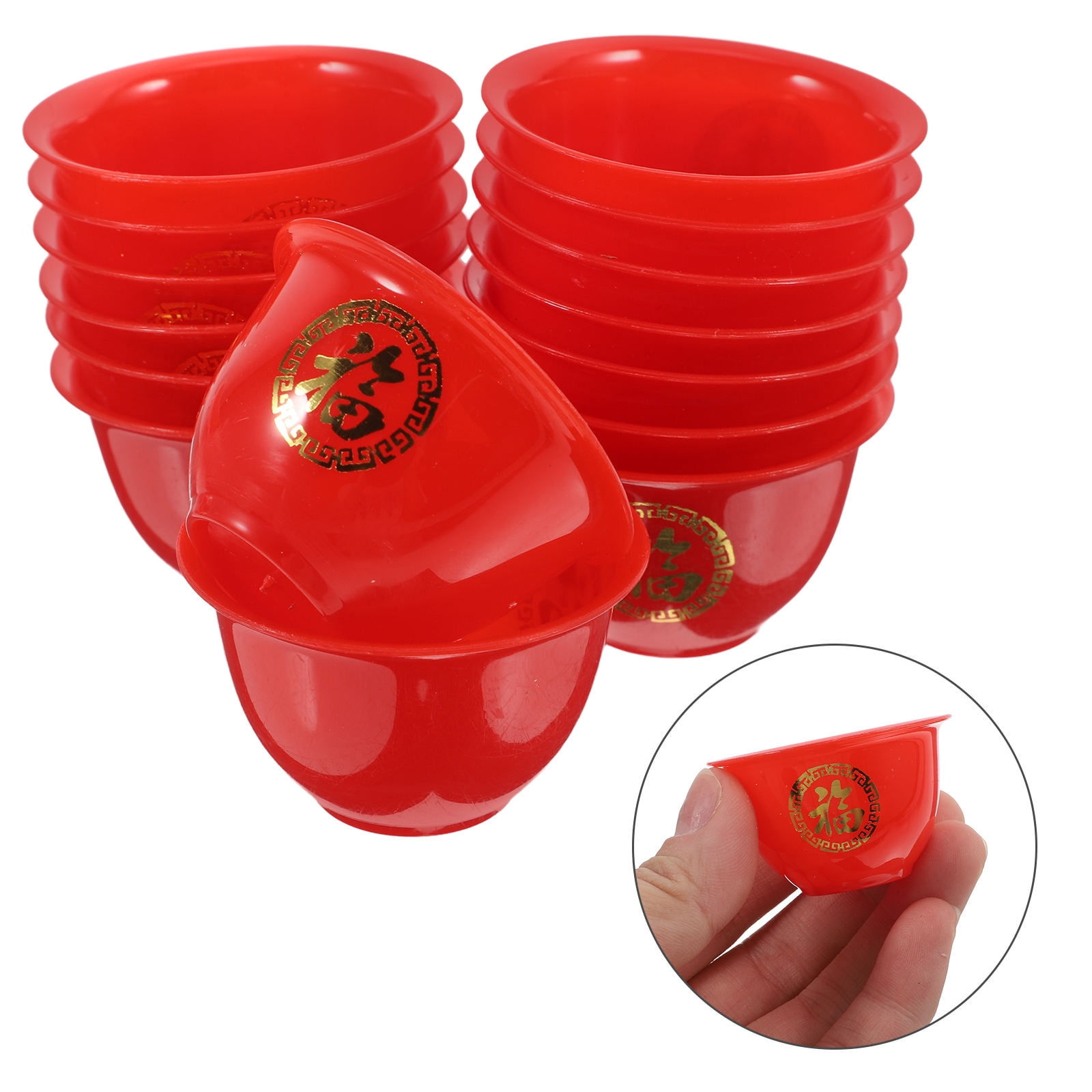 TEHAUX 50pcs Traditional Wedding Wine Cups Retro Wine Cups Proposing a ...