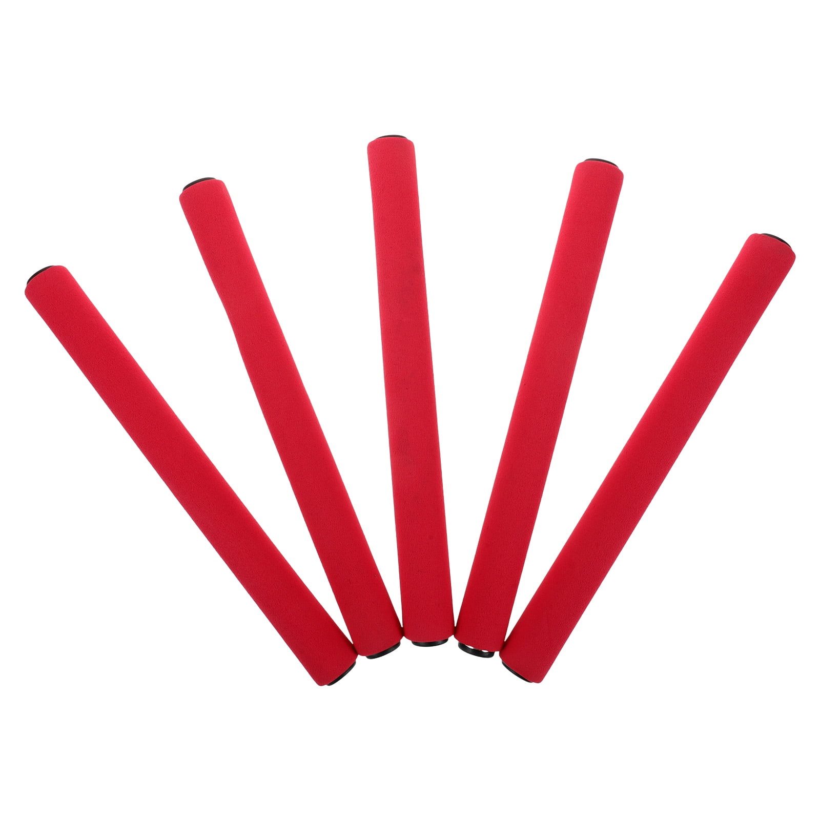TEHAUX 5Pcs Red Sponge Relay Sticks for Kids Cylindrical Design for ...