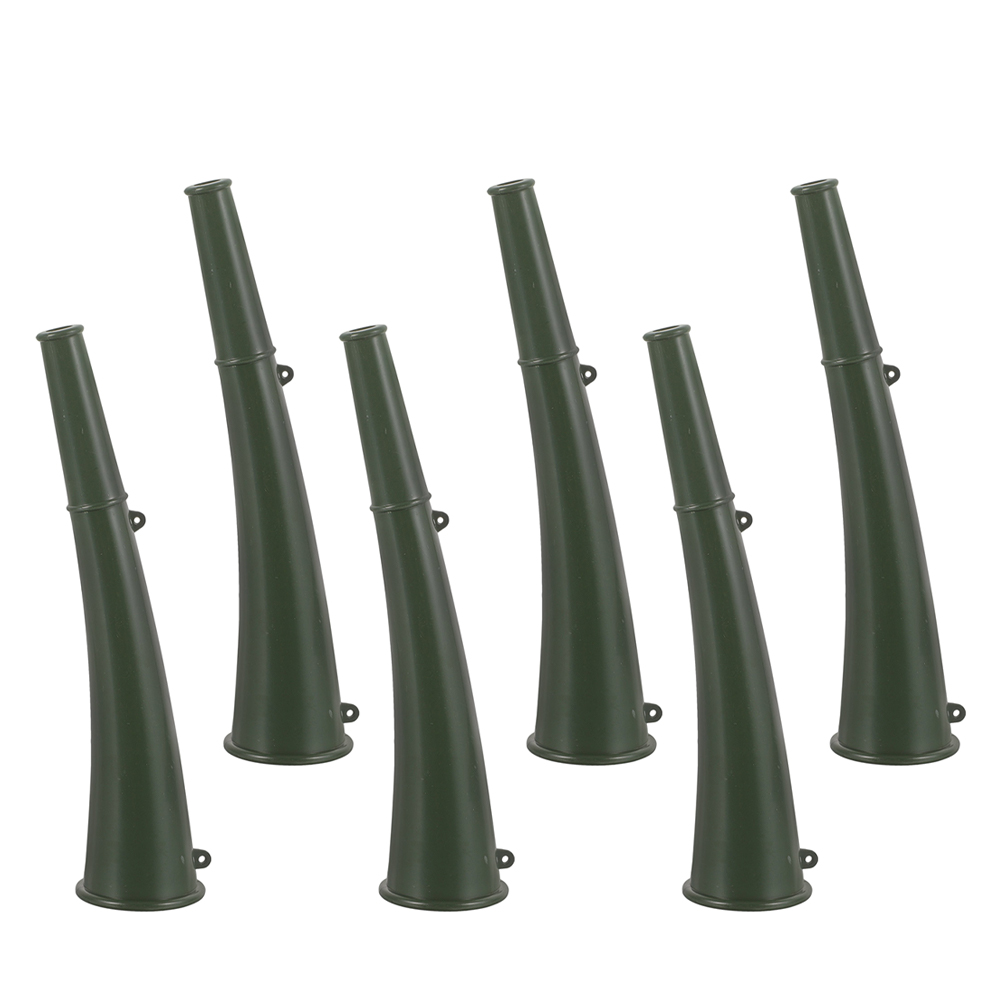 TEHAUX 6-Pack Olive Green Stadium Horns for Football Games, Portable ...