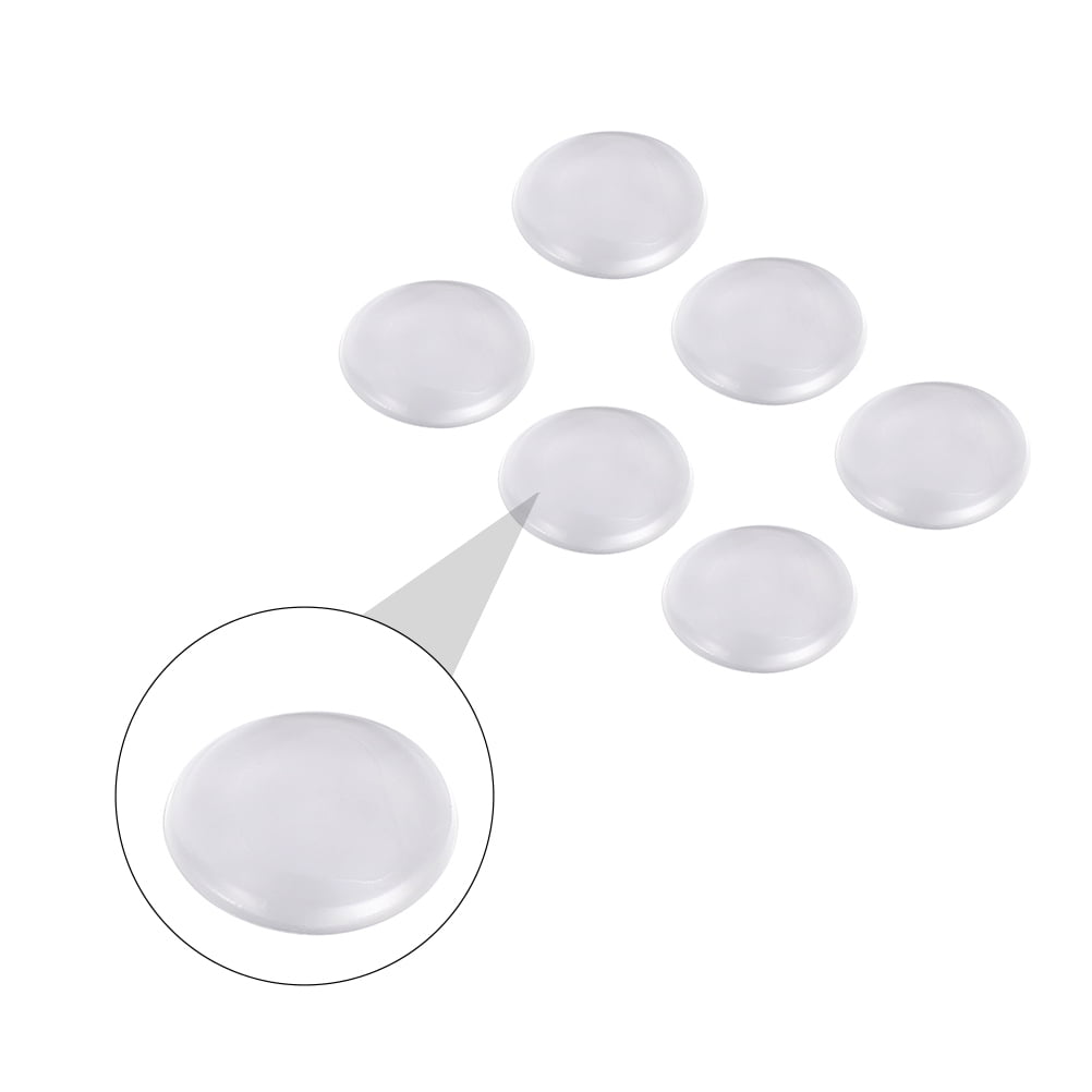TEHAUX 6Pcs Soft Rubber Round Door Bumpers Wall Bumper Guards for ...
