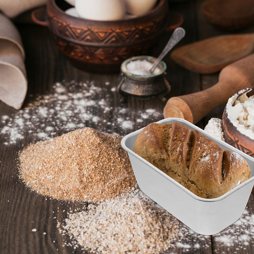 TEHAUX Aluminum Bread Pan Thermal Conductivity 2Pcs 20X10X7CM - Walmart.com