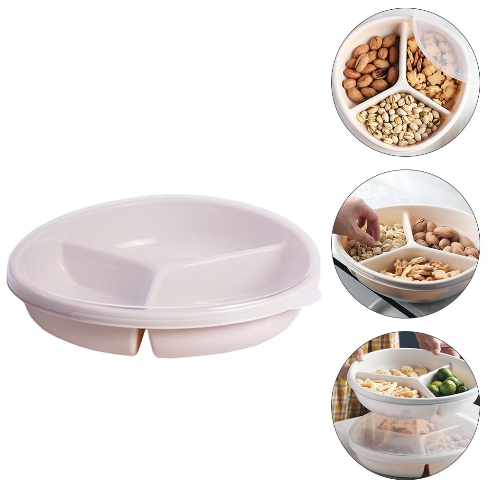 TEHAUX Appetizer Serving Tray With Lid 1Pack For Storing And ...