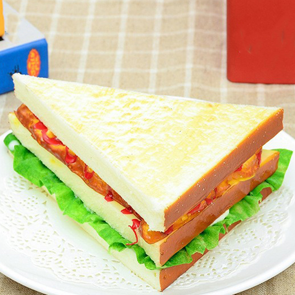 TEHAUX Artificial Hamburger Sandwich Model for Decoration with High ...