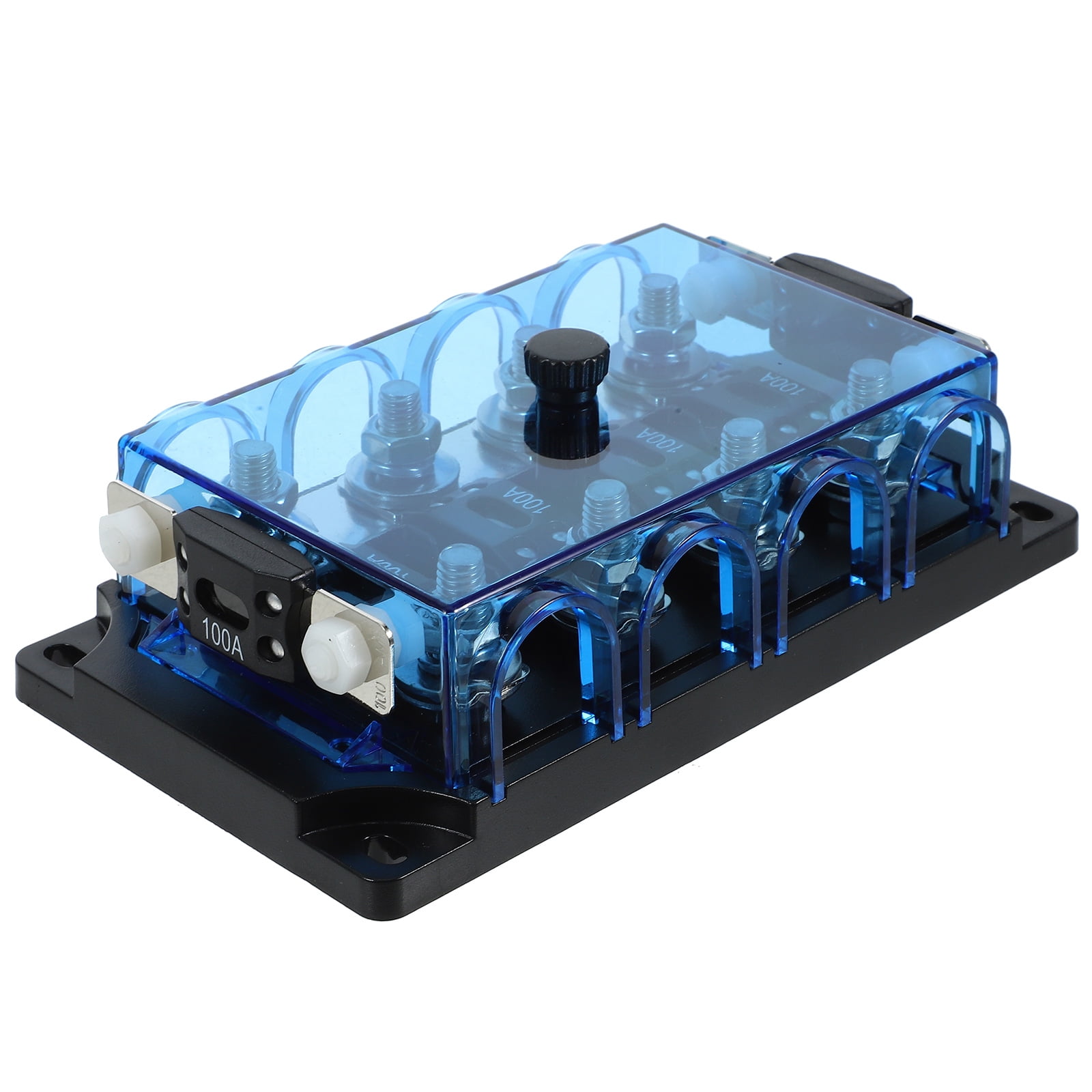 TEHAUX Auto Fuse Block 4 Way Fuse Box Fuse Holder Fuse Panel for ...