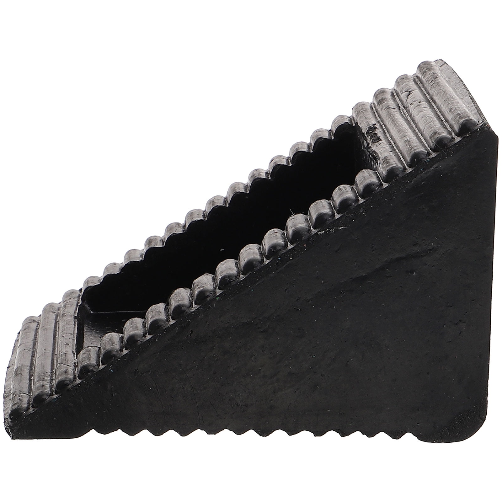 TEHAUX Black Heavy Duty Rubber Tire Block for Vehicle Parking and ...