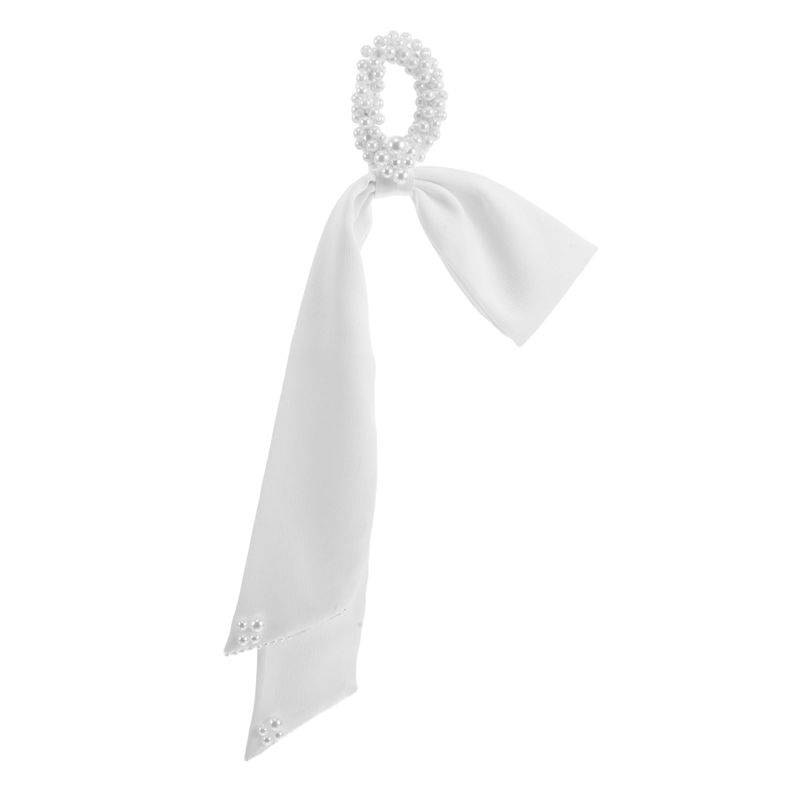 TEHAUX Classic White Bride Hair Accessory for Wedding Ceremonies with ...