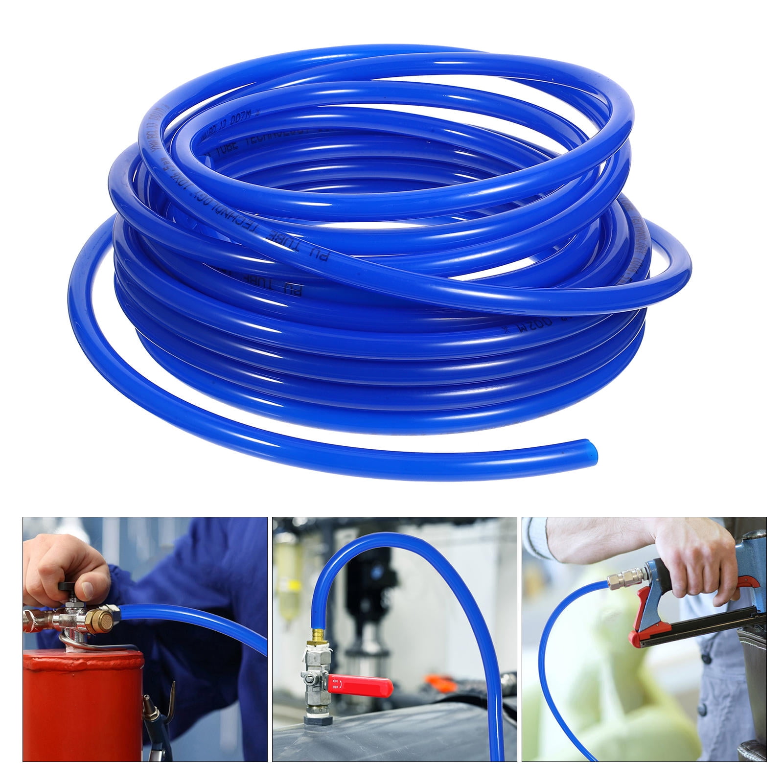 TEHAUX Compressed Air Tubing Pneumatic Hose Air Compressor Exhaust Tube ...