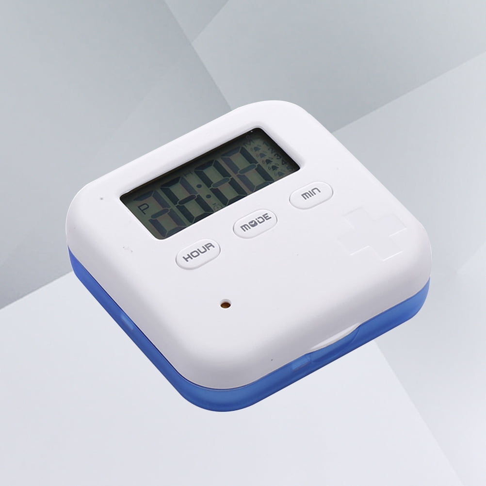 TEHAUX Digital Medicine Reminder case with Timer Countdown Clock ...