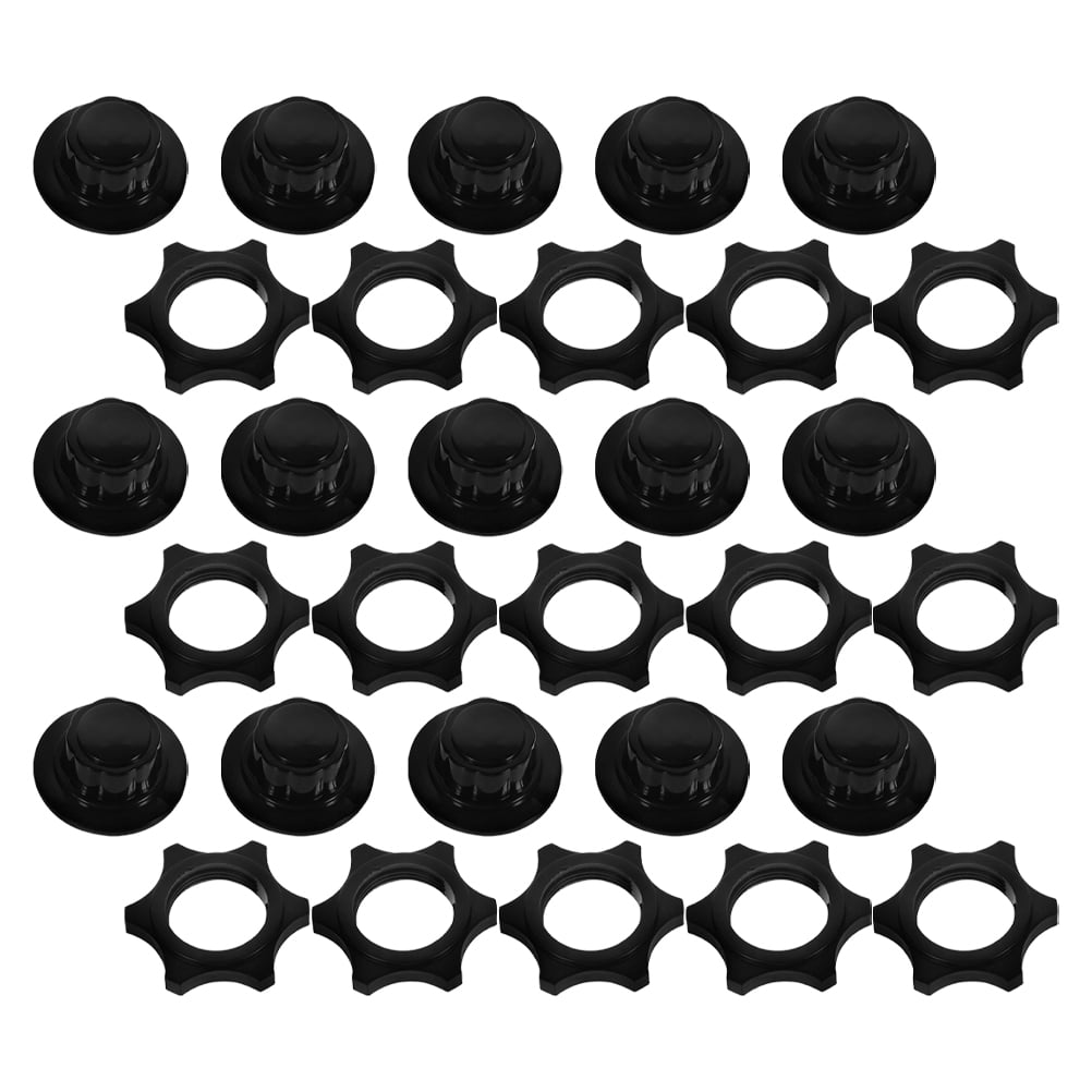 TEHAUX Electric Fan Nut Covers Fixing Parts Accessories Nuts Black ...