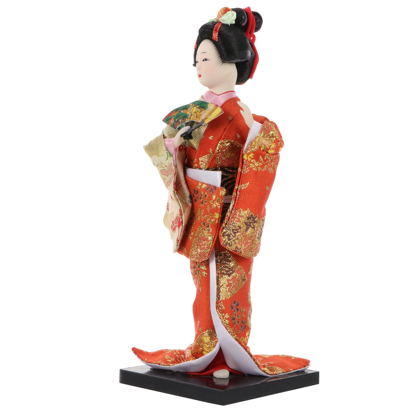 TEHAUX Ceremonial Kimono Doll Resin Figure Decorative Collectible ...