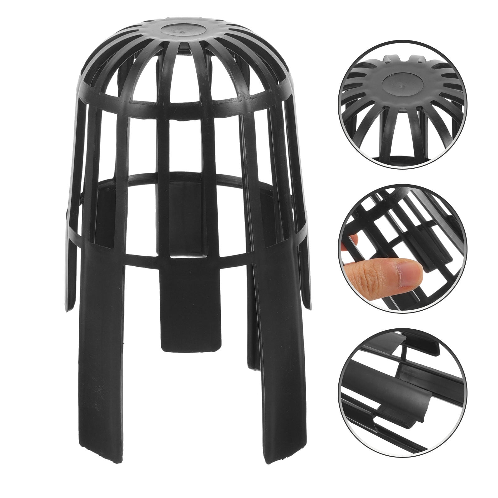 TEHAUX Gutter Guard Down Leaf Guard Plastic Gutter Guard Filter ...