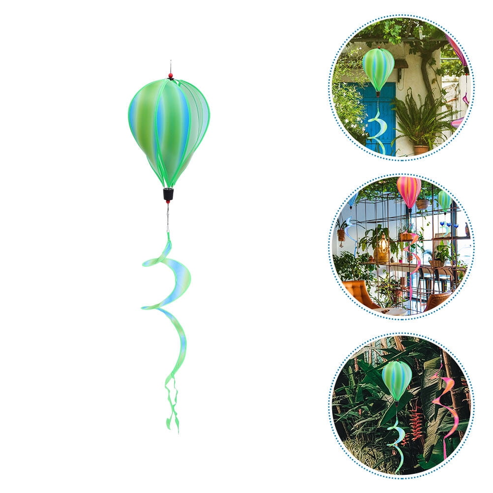 TEHAUX Hot Air Balloon Wind Spinners 1Pcs for Lawn Ornaments with ...