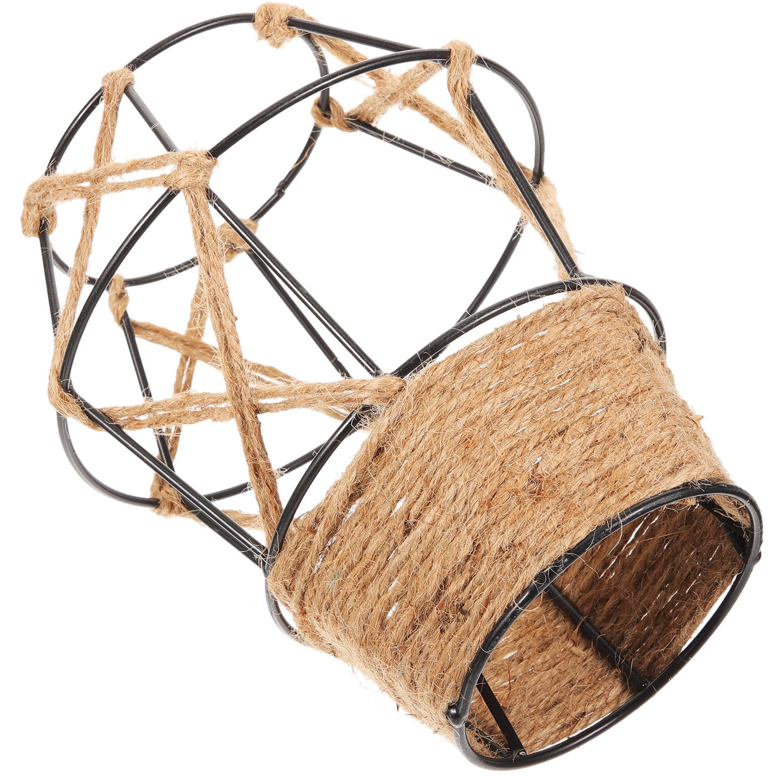 TEHAUX Lampshade Weaving Lamp Shade Chandelier Shade Rustic Lamp Shade ...