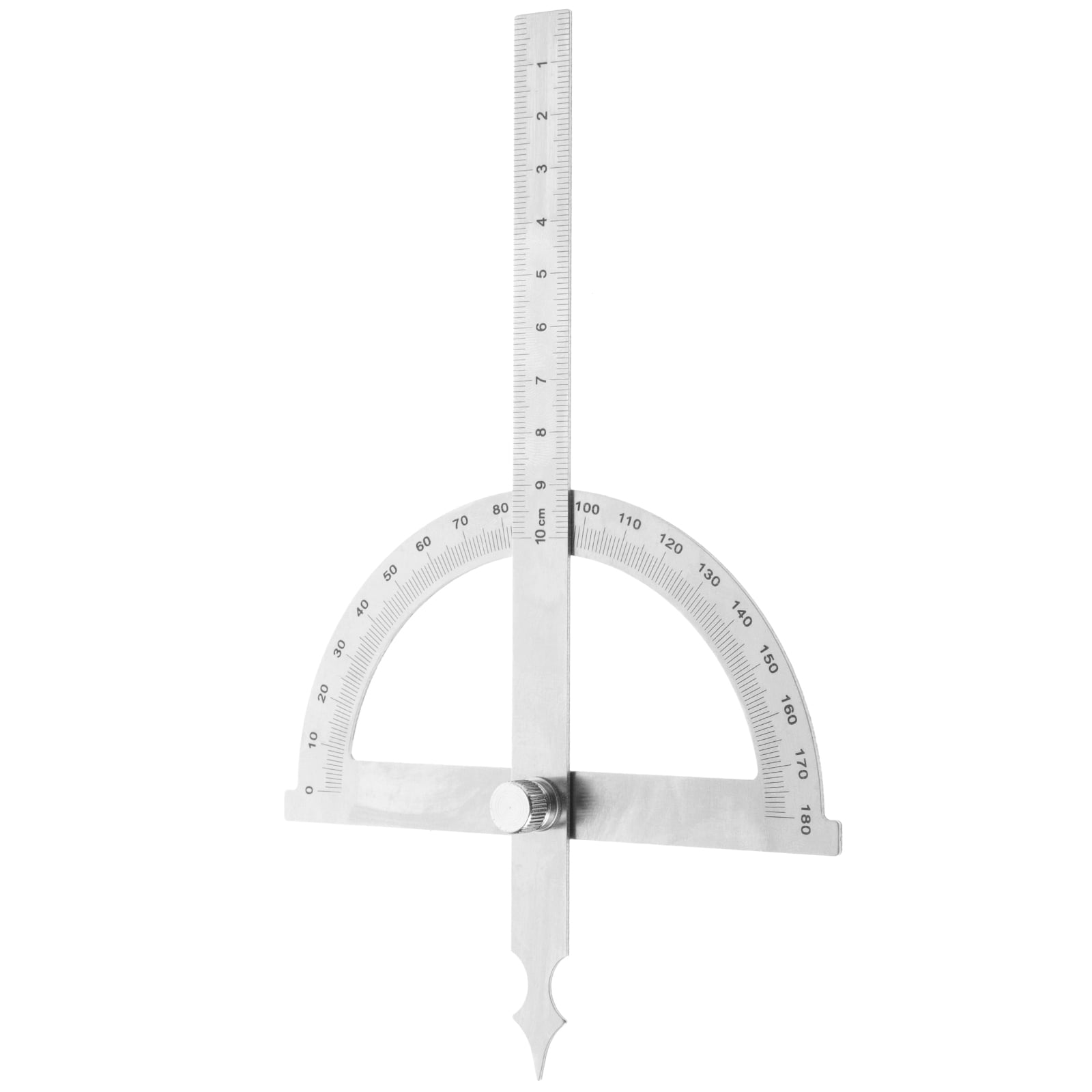 TEHAUX Machinist Protractor Ruler Stainless Steel Precision Drawing ...