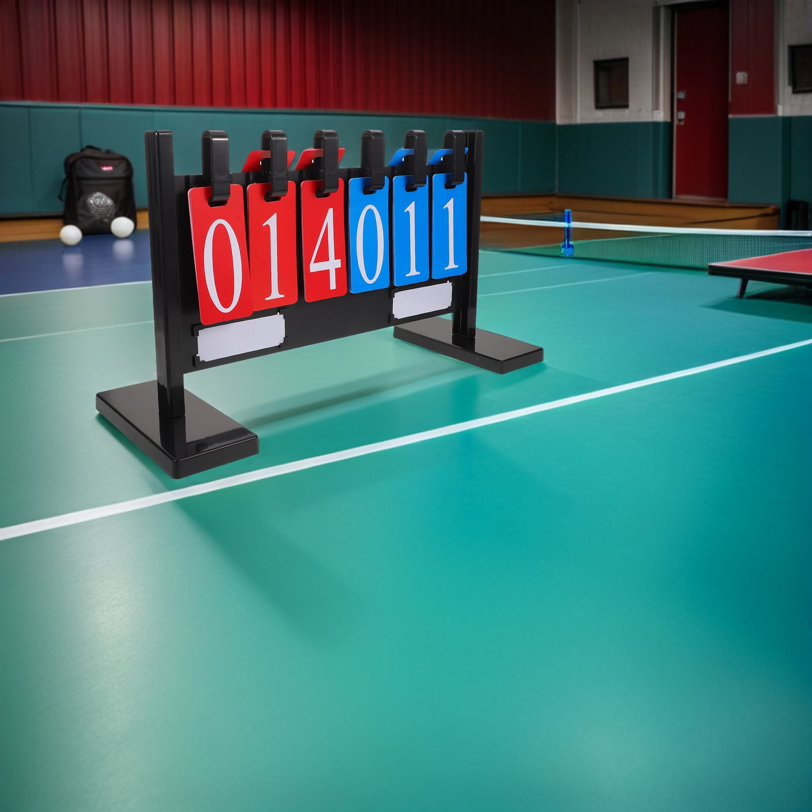 TEHAUX Portable Scoreboard Flipper with Weatherproof 6-Digit Display ...