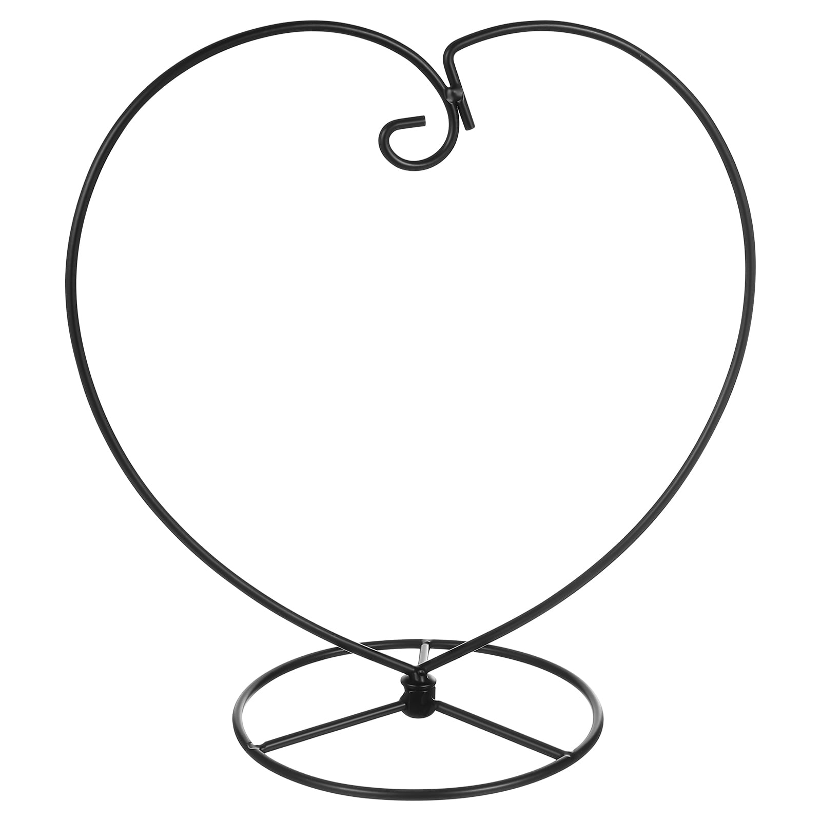TEHAUX Ornament Display Stand, Heart Shaped Hanging Rack Table Mteal ...