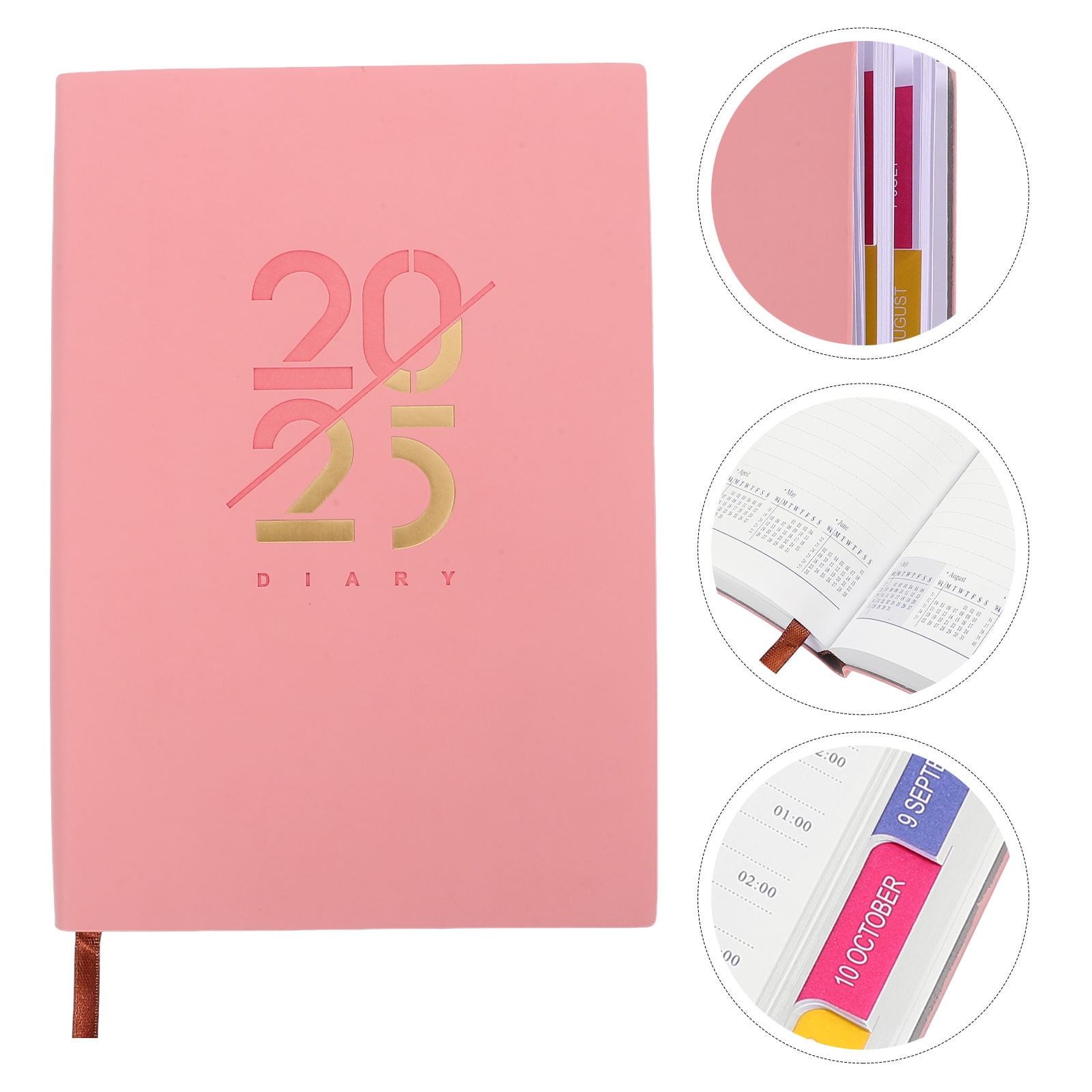 TEHAUX Planner Book Household Note Book 2025 A5 Size Paper Academic ...