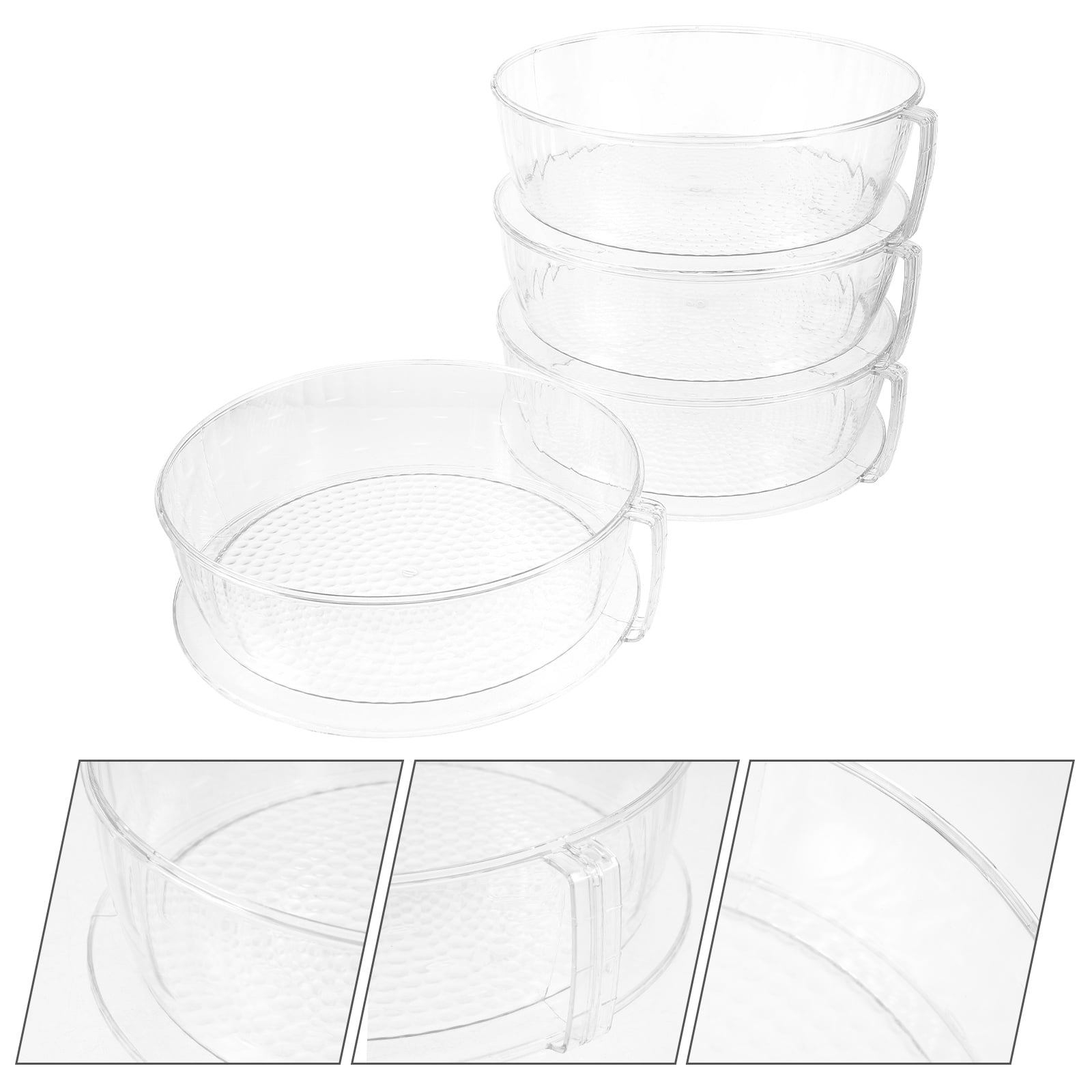 TEHAUX Plastic Food Cover Dessert Display Pantry Lids Airtight ...