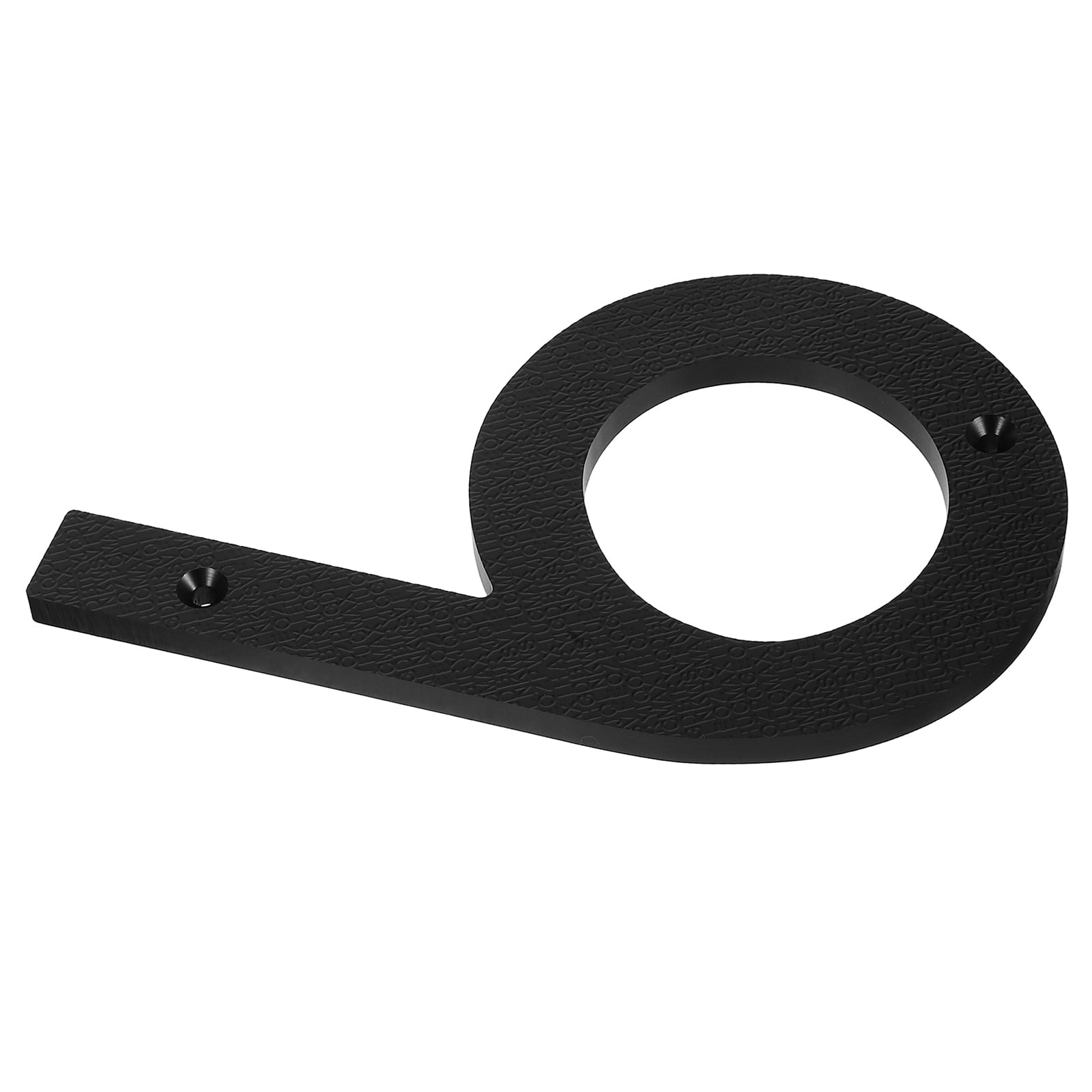 TEHAUX Black Vertical House Numbers for Outdoor Use, Modern ABS Design ...