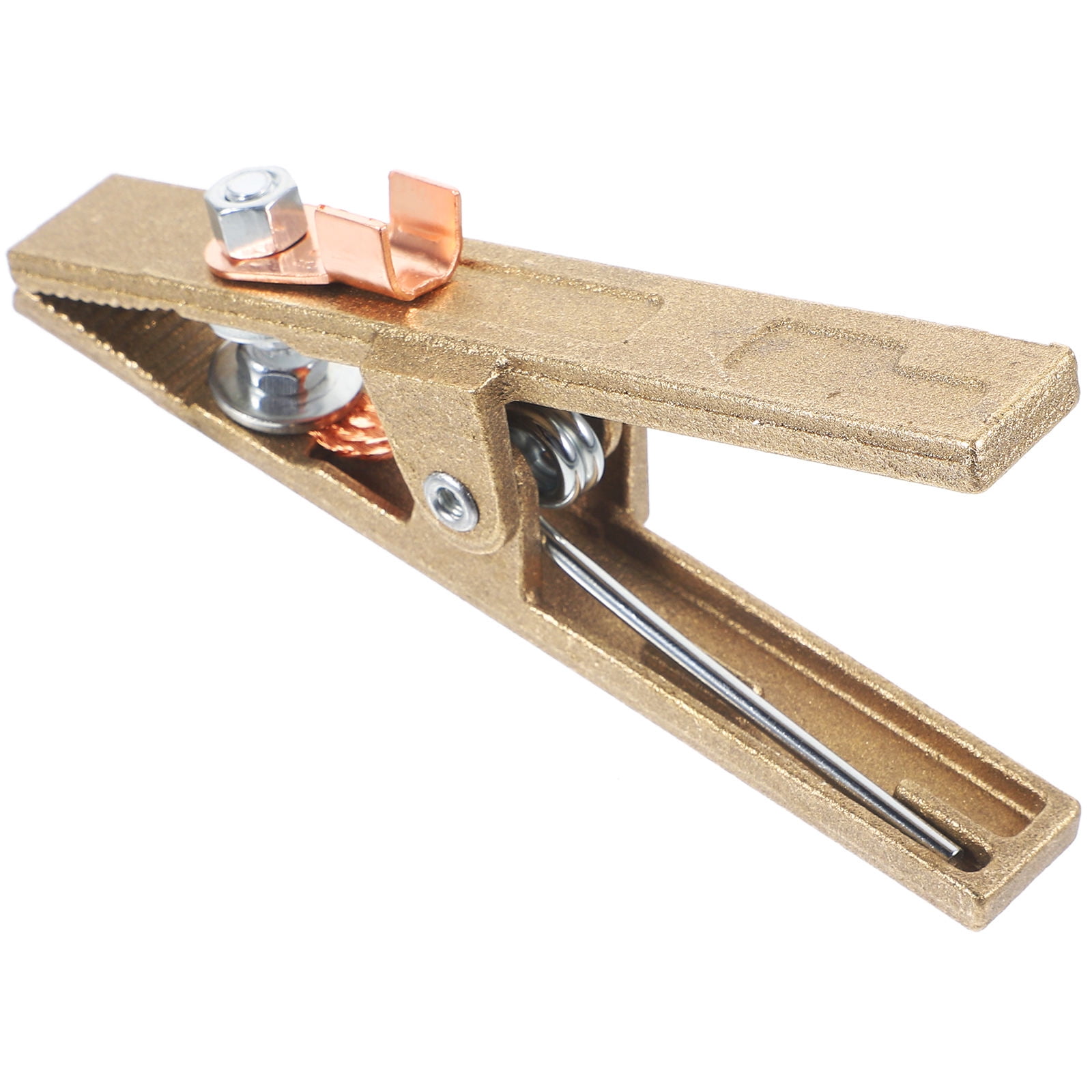 TEHAUX Welding Ground Clamp Heavy Duty Electric Ground Clamp Copper ...