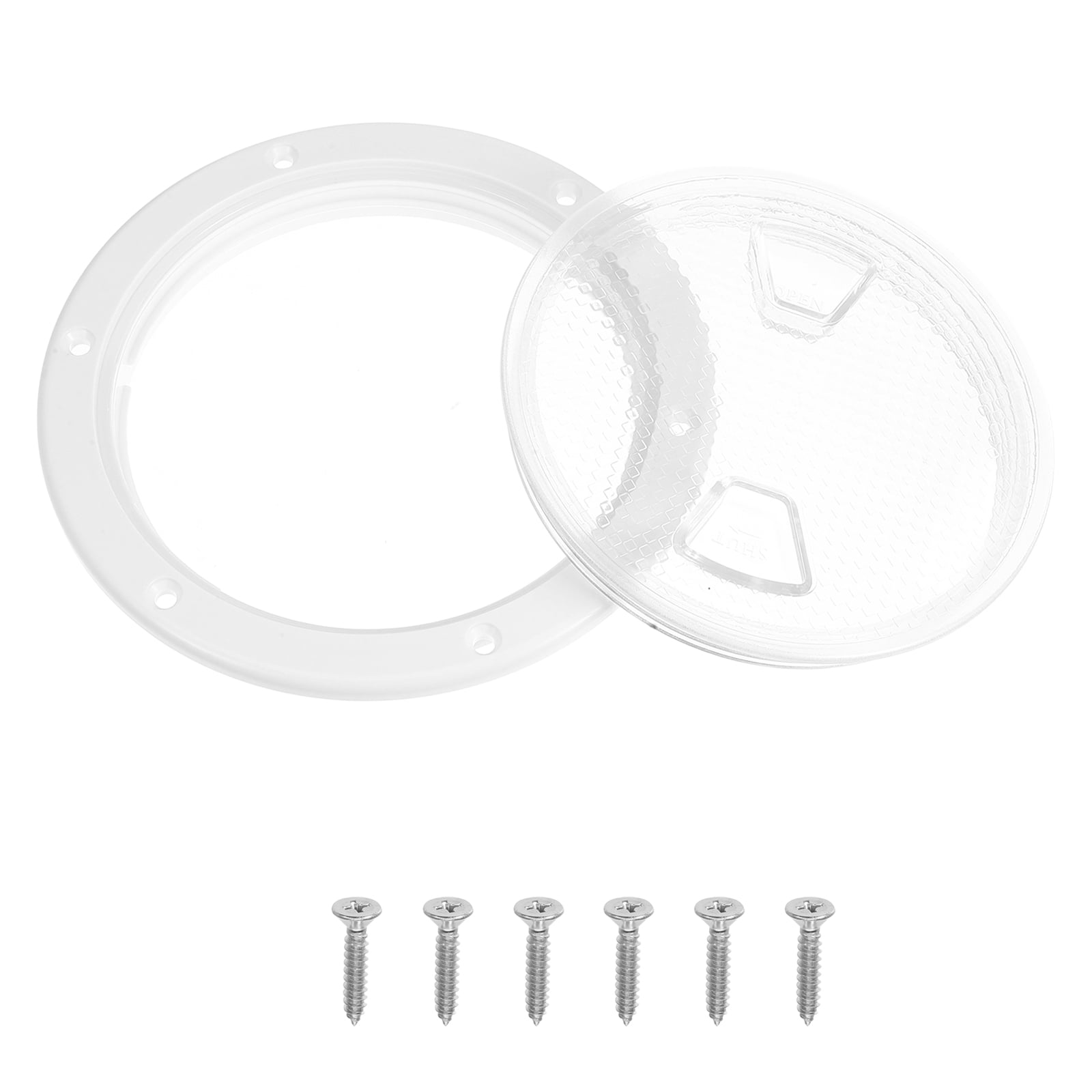 TEHAUX White Plastic Deck Hatch Lid with Enhanced Visibility for Kayak ...