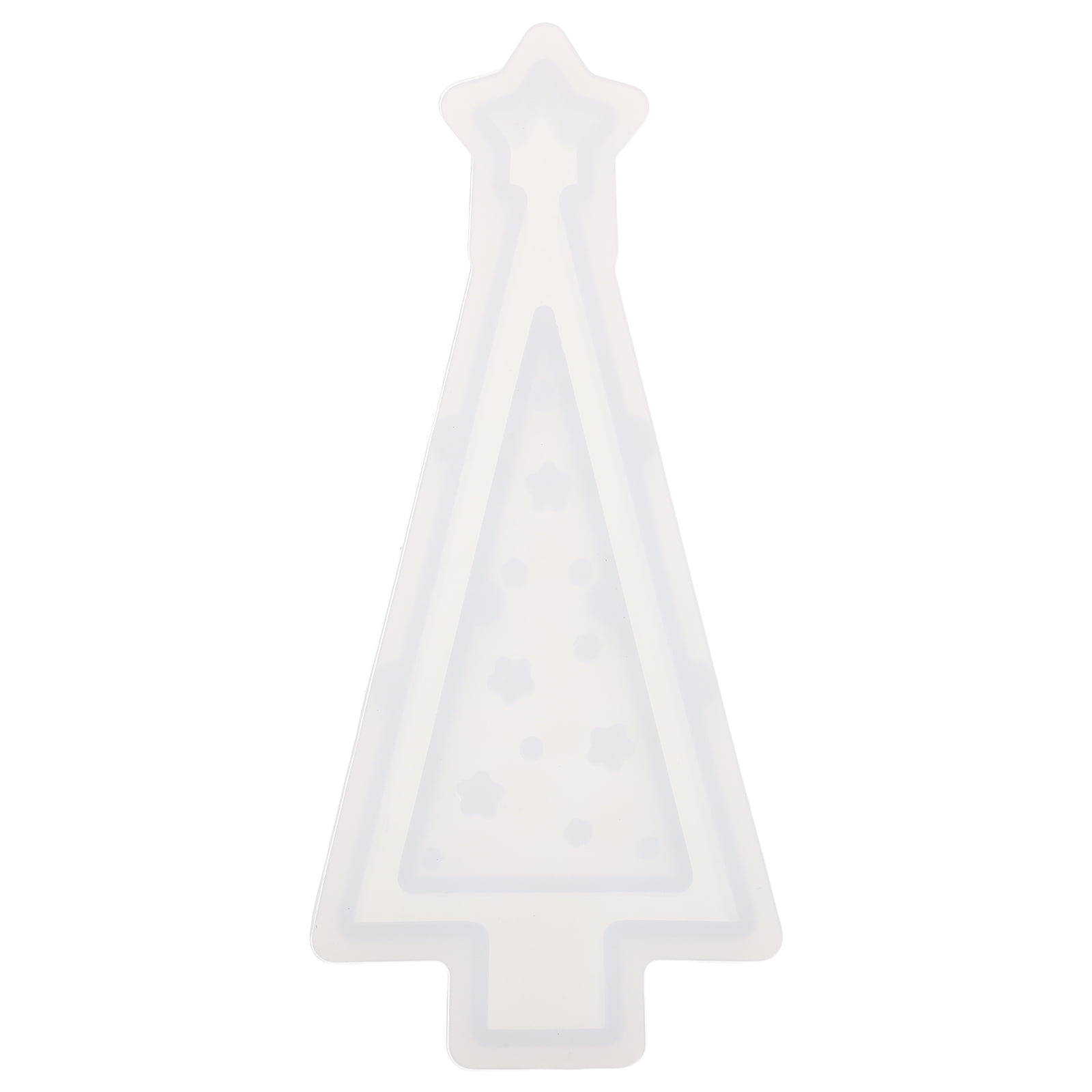 TEHAUX White Silicone Christmas Tree Mold for Resin Crafts and Easy ...