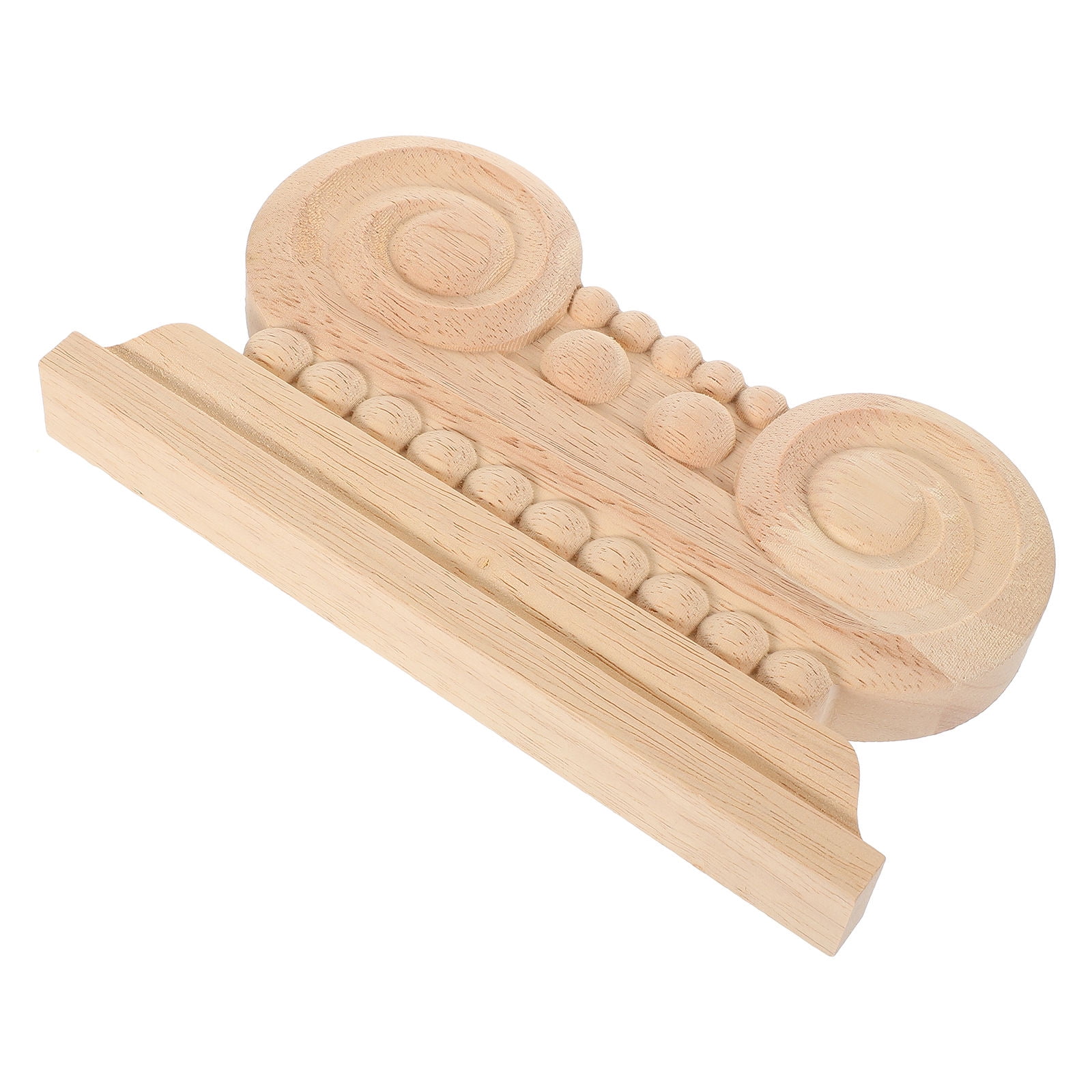 TEHAUX Wood Carved Onlay Craft Furniture Applique Onlay Roman Column ...