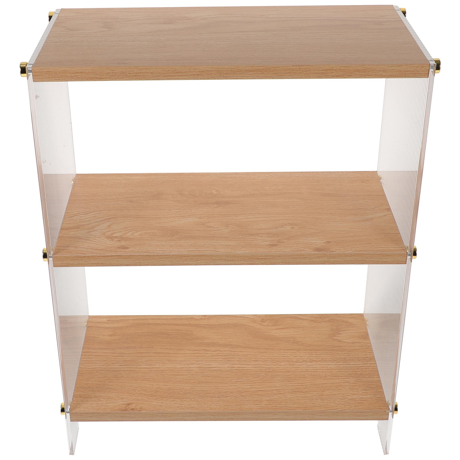 TEHAUX Wooden Acrylic Display Shelf for Kitchen Counter Storage ...