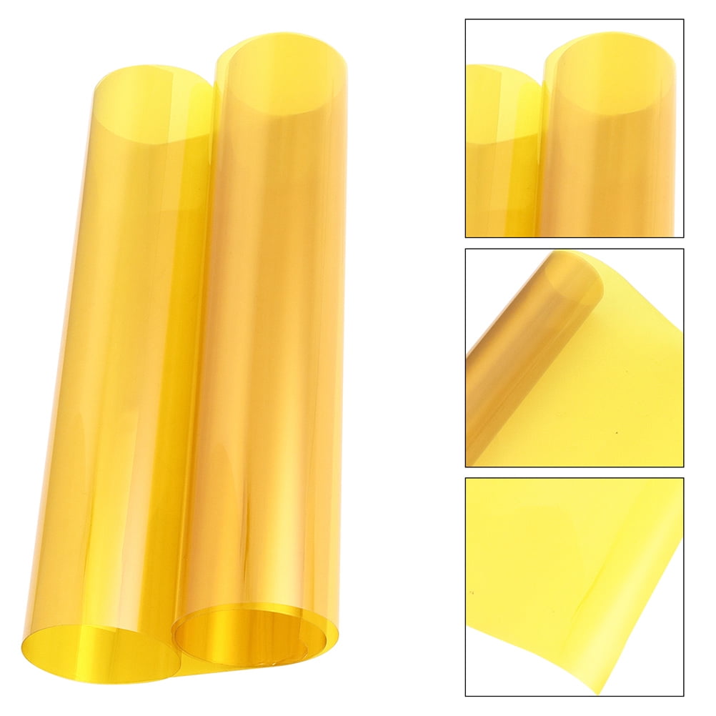 TEHAUX Yellow Color Filter 1Pcs 100X50Cm Pet For Photography And Stages ...