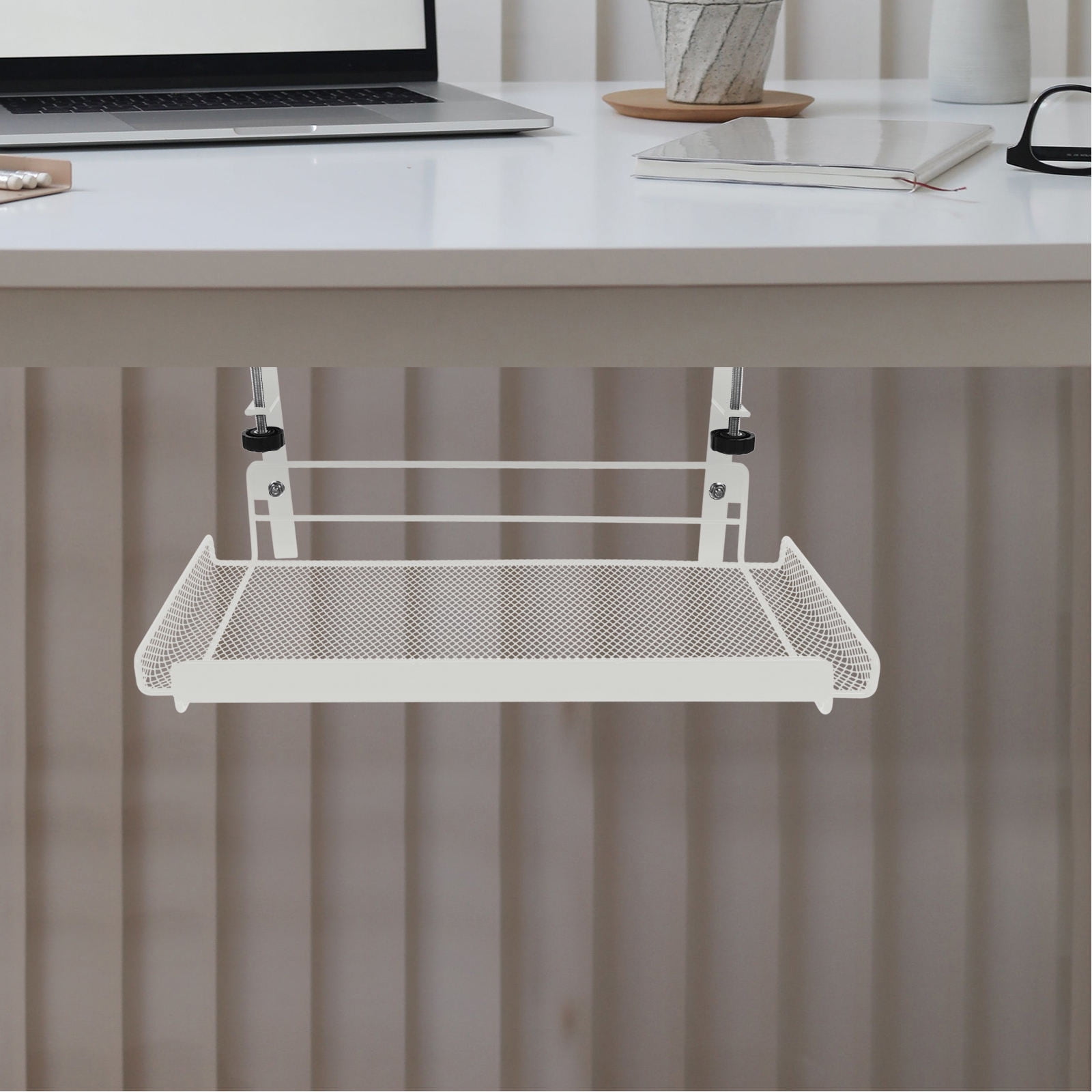 TEHAUX under Desk Storage Organizers Table Hanging Basket - Walmart.com