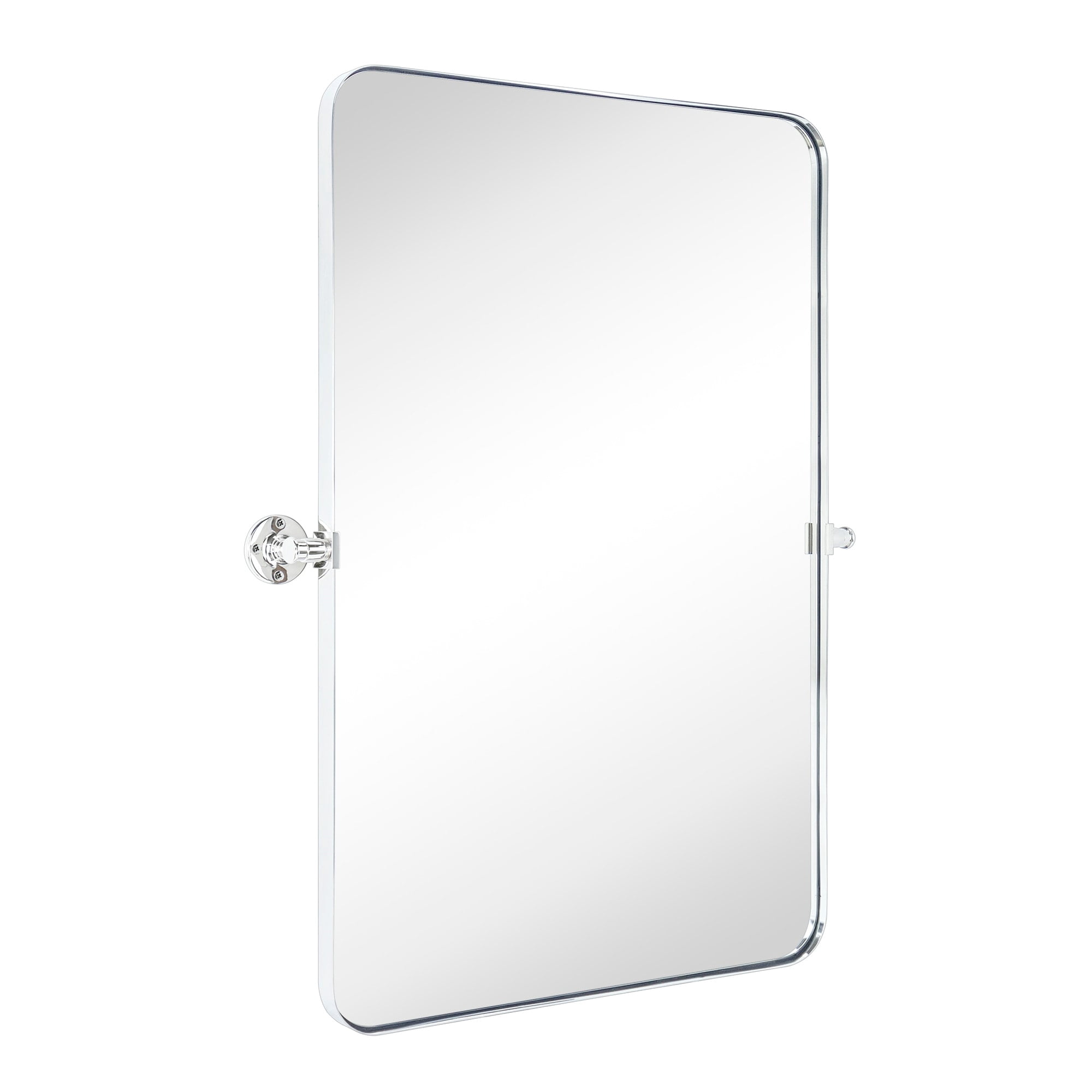 TEHOME Jonathan Rectangle Pivot Tilt Metal Wall Mirror 24'' x 36'' - Chrome - Walmart.com