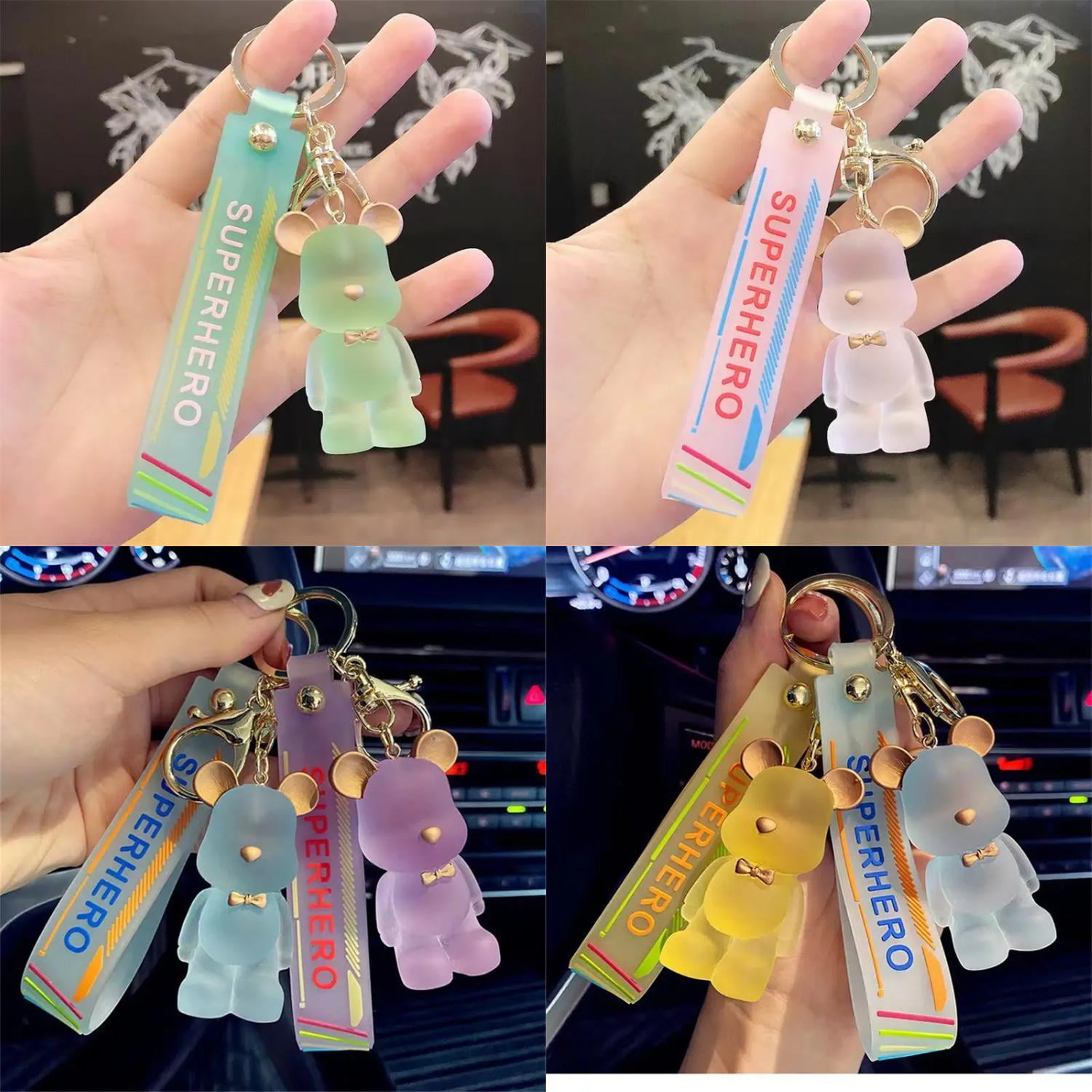 TEICHKJ Brighten Your Day with a Sweet and Playful Acrylic Bear ...