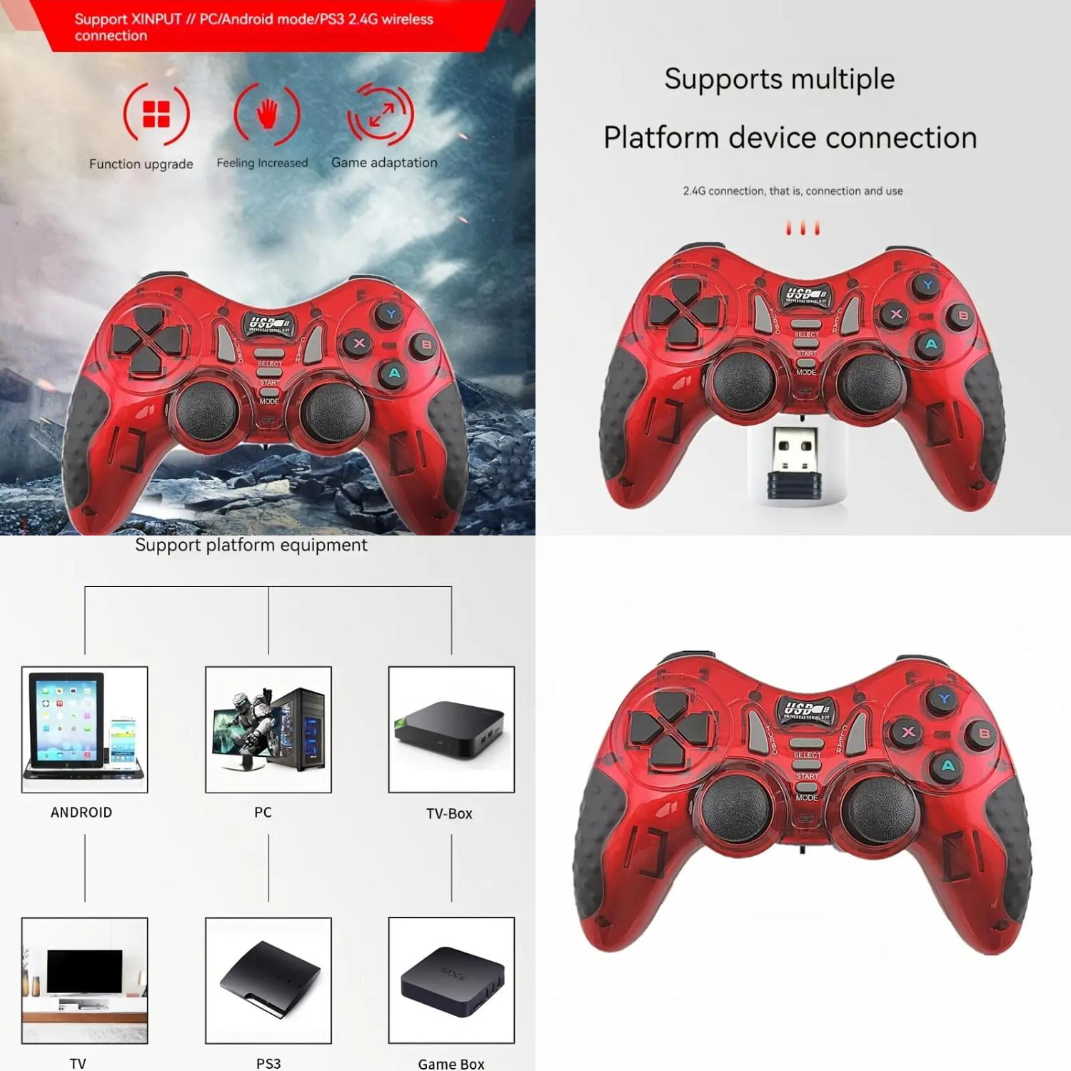 TEICHKJ Ultimate Gaming Experience High Performance Wireless Ergonomic ...