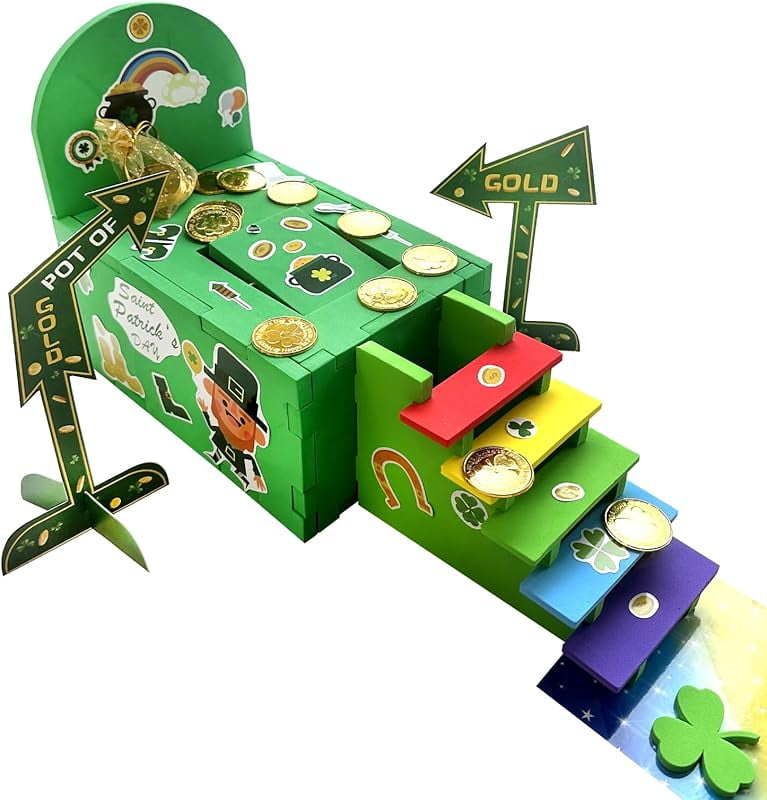 TEINSONET St Patrick's Day Leprechaun Trap Kit - St. Patricks Day ...