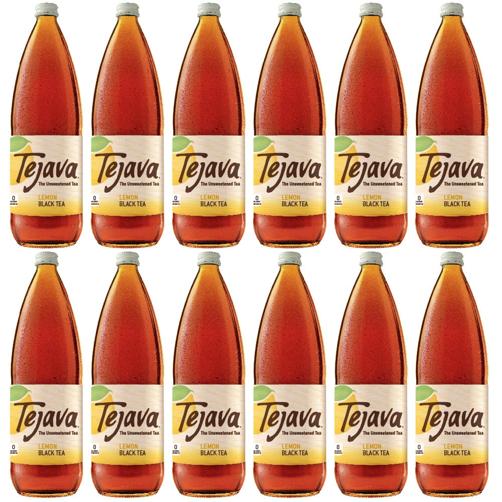 Tejava Tea Lemon 33.8 Fo - Pack Of 12 - Walmart.com
