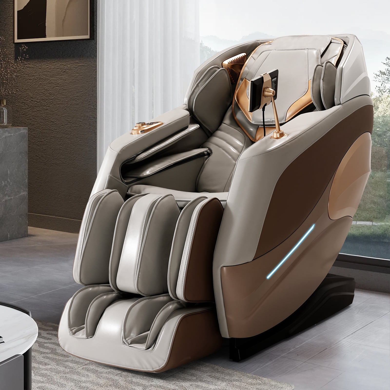 Tekamon 4d Full Body Massage Chair Zero Gravity Sl Track 15 Modes