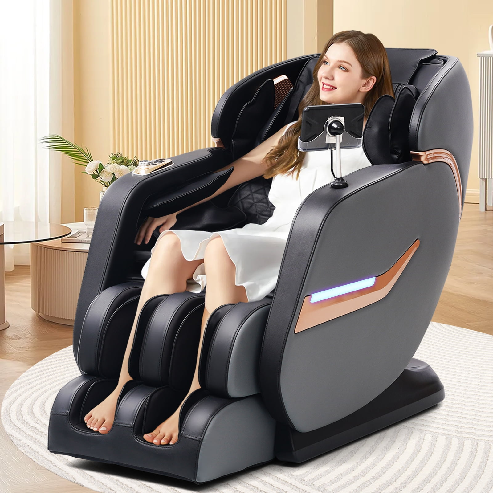 Tekamon 4d Full Body Massage Chair Zero Gravity Heat Bluetooth