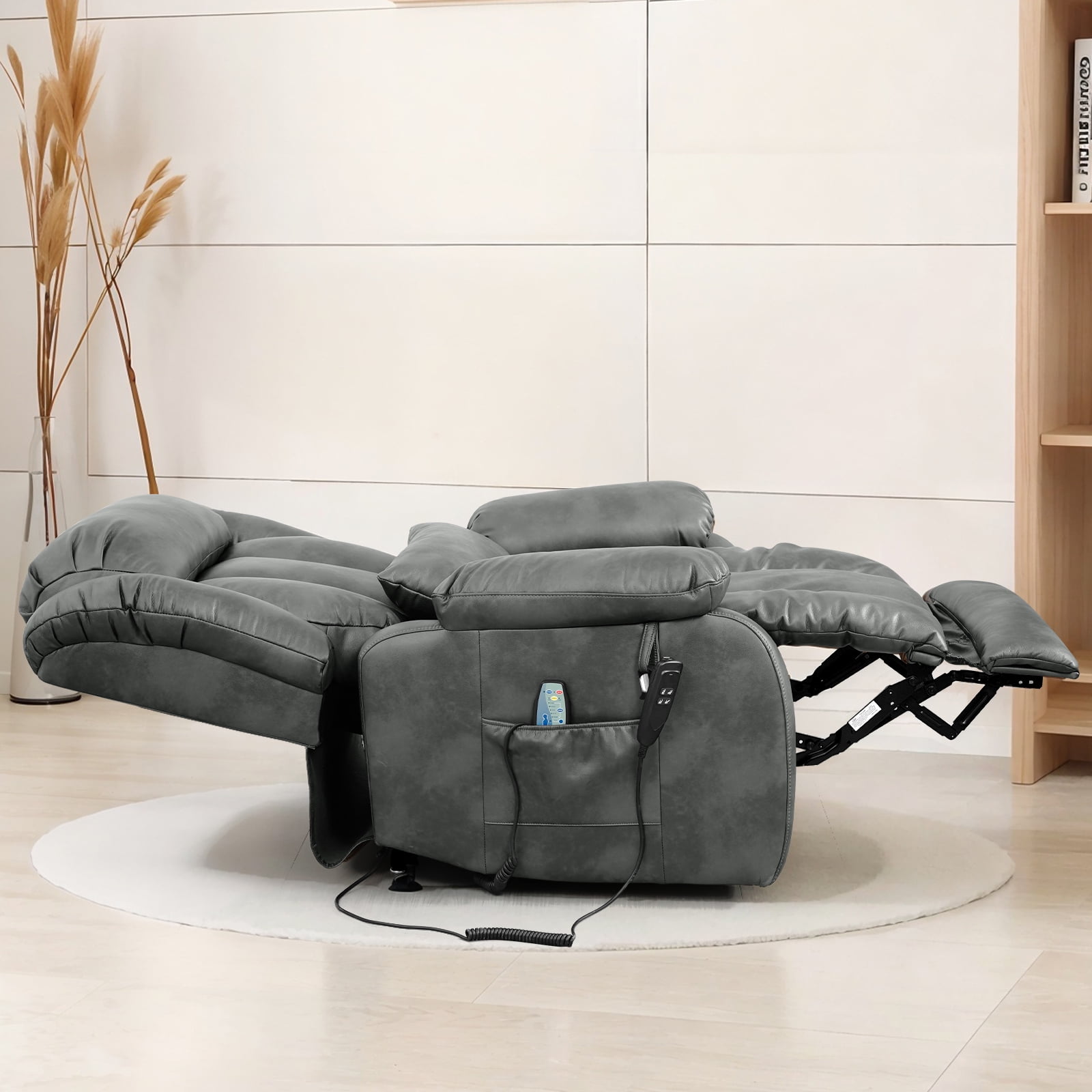 TEKAMON Infinite Position Lift Recliner Chair for Elderly with Heat ...