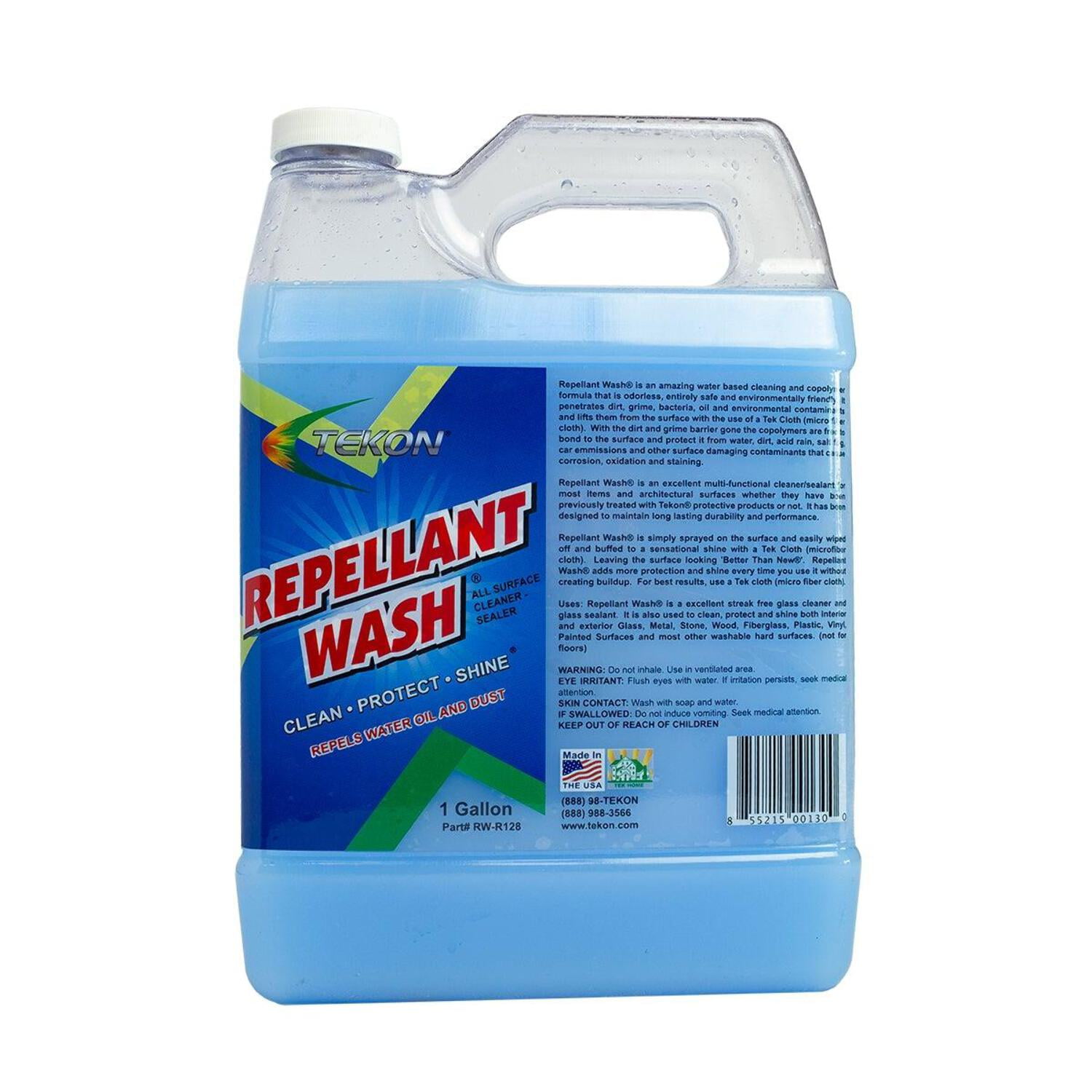 TEKON Repellant Wash®, Hard-Surface Cleaner, Sealant, Perfect for Glass ...