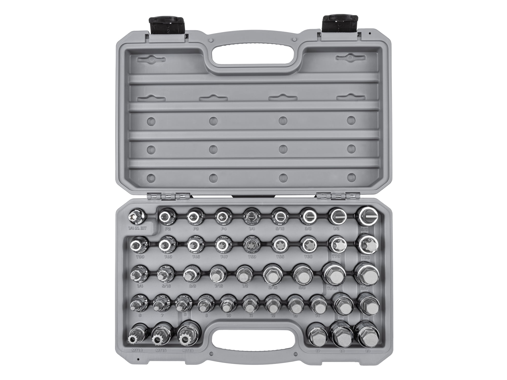 TEKTON 1/2 Inch Drive Hex, Torx, TR Triple Square, Phillips, Slotted ...