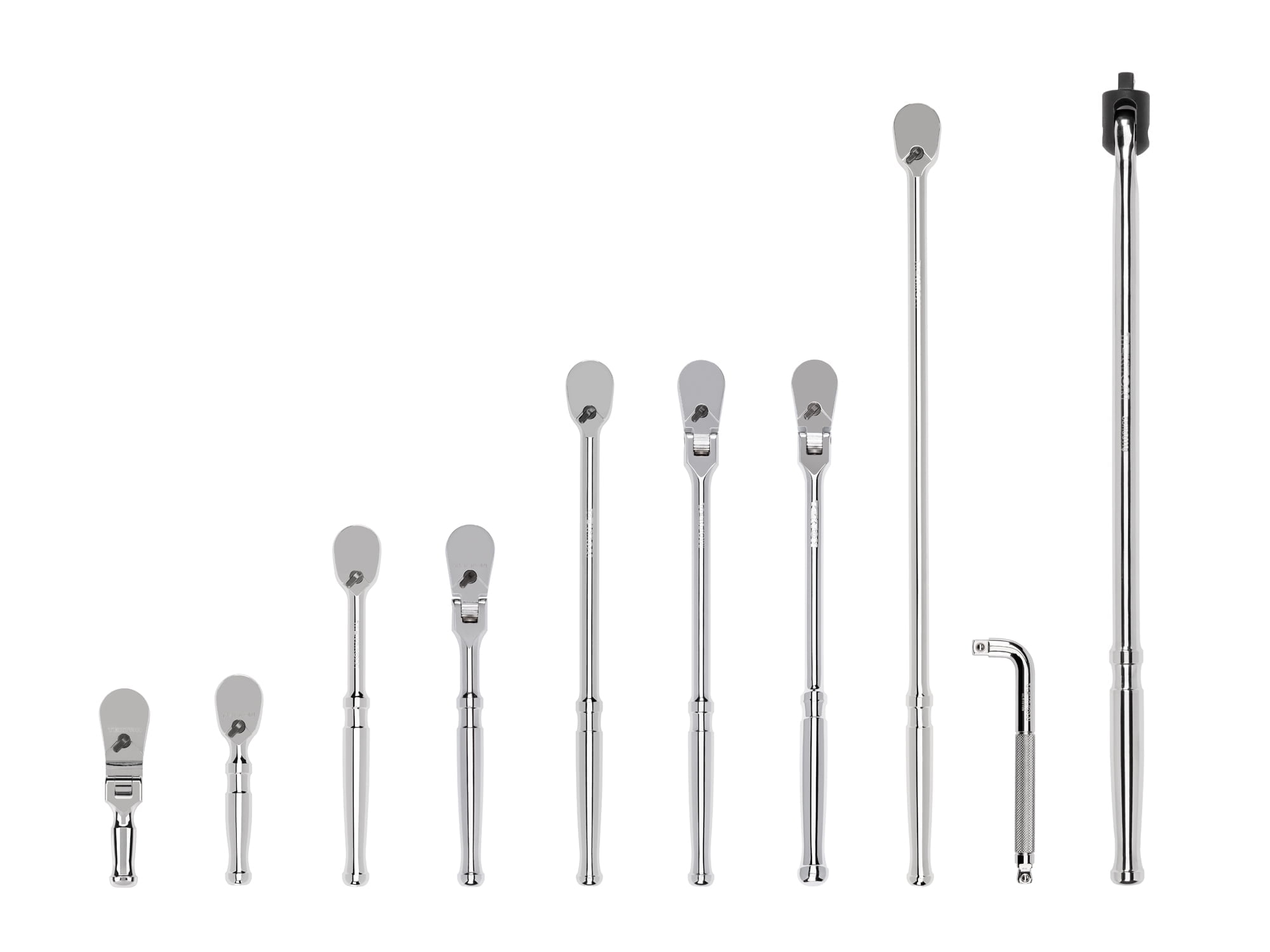 TEKTON 3/8 Inch Drive Ratchet, L-Handle, and Breaker Bar Set (10-Piece ...