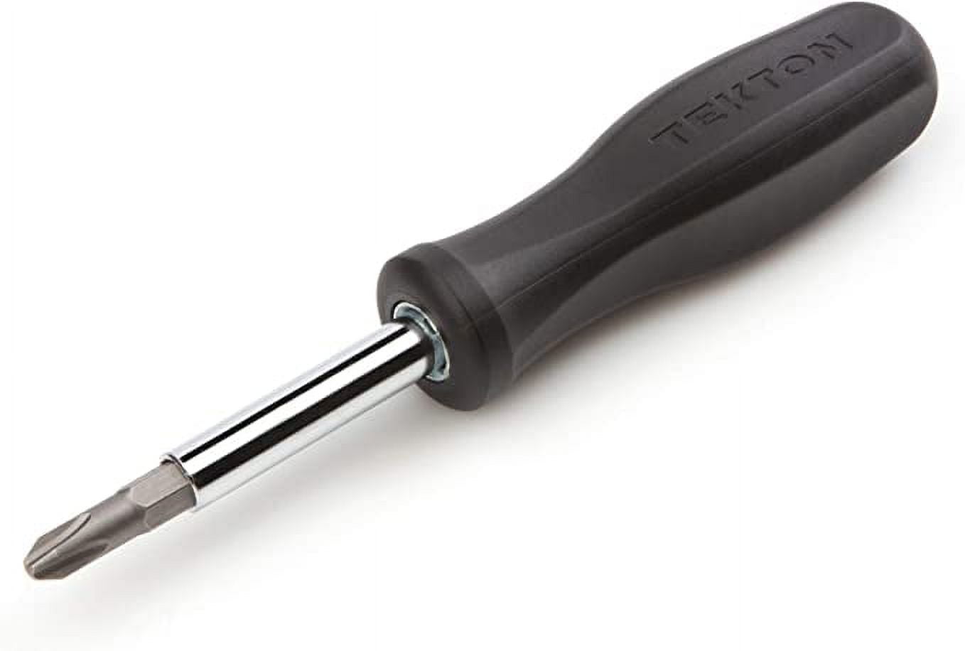 TEKTON 6-in-1 Phillips Driver (#1 x #2, #0 x #3, Black) | DMS14007 ...