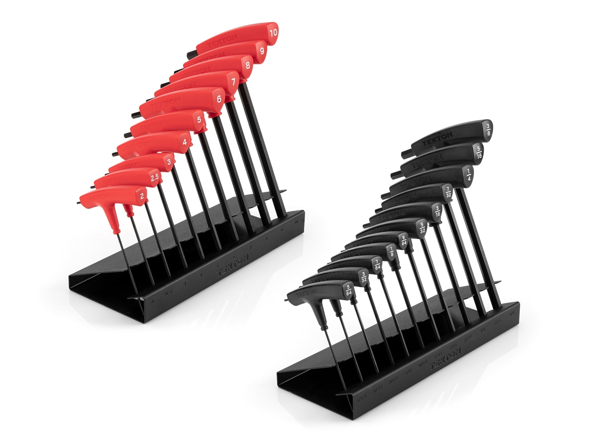 TEKTON Ball End Hex T-Handle Key Set with Stands, 21-Piece (5/64 - 3/8 ...